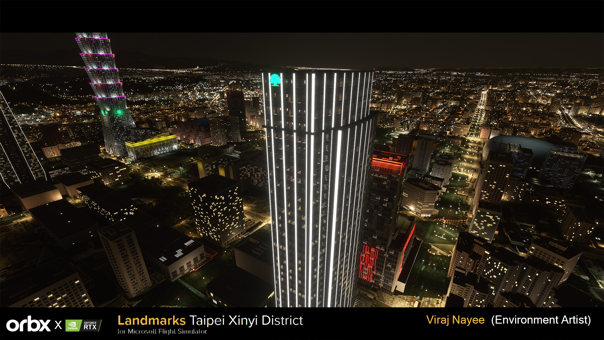 Viraj Nayee - Landmarks Taipei Xinyi District for Microsoft Flight ...