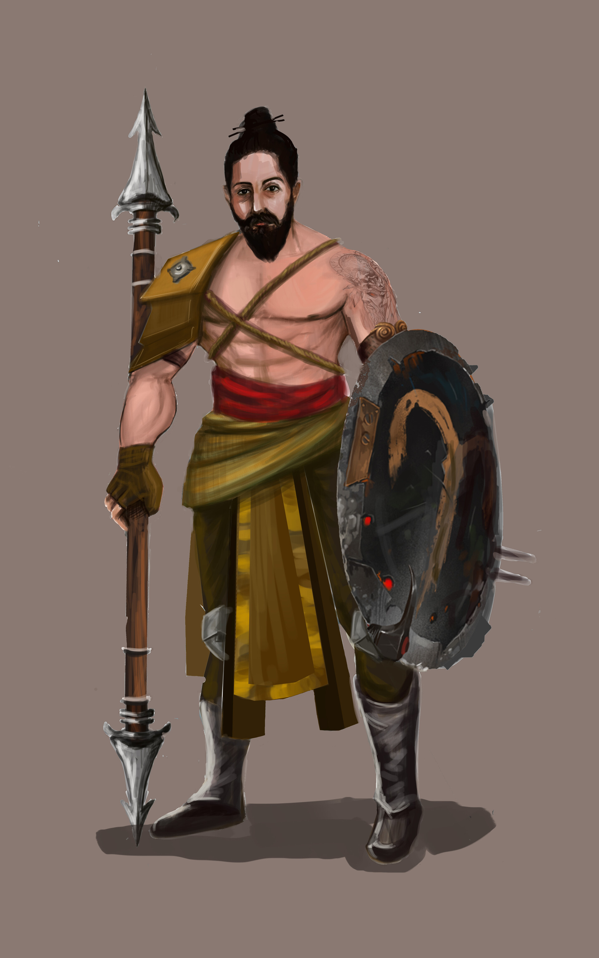 ArtStation - Indian worrior 1780