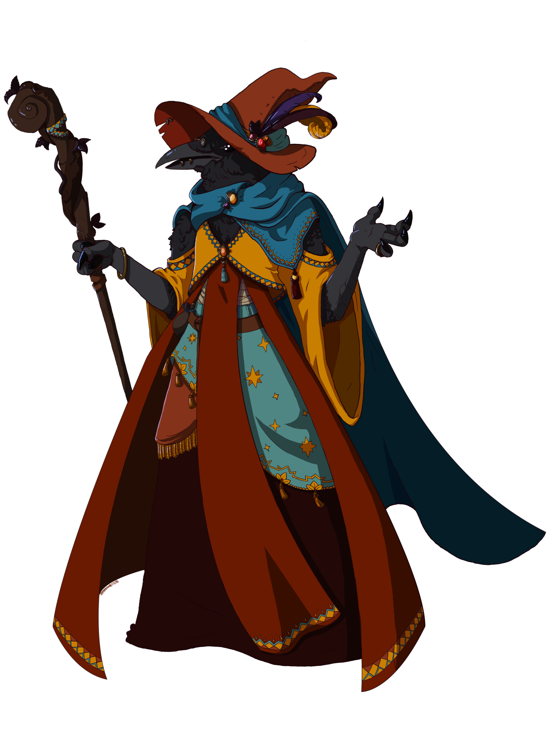 ArtStation - Character Design: Kenku Druid