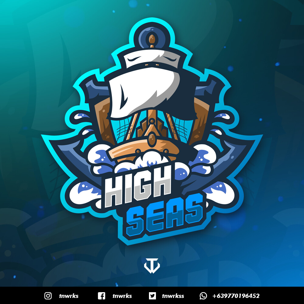 TinWorks - High Seas Esports Logo!