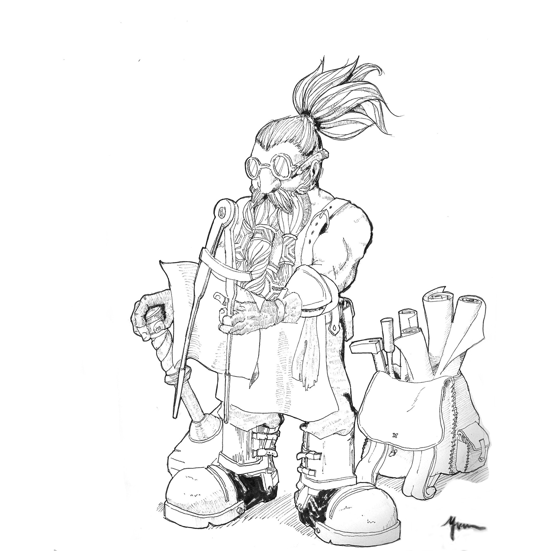 ArtStation - Dwarf Builder