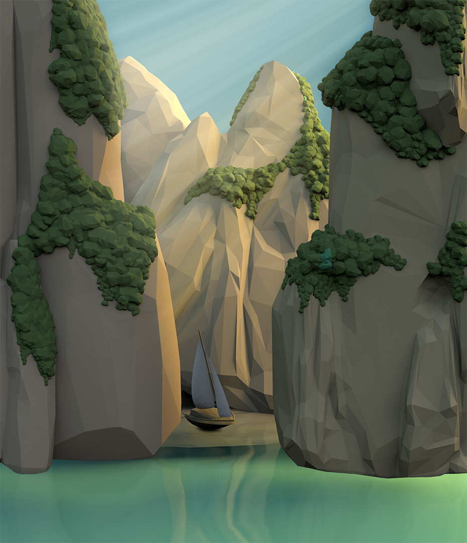 ArtStation - Low Poly Environment Vol #2