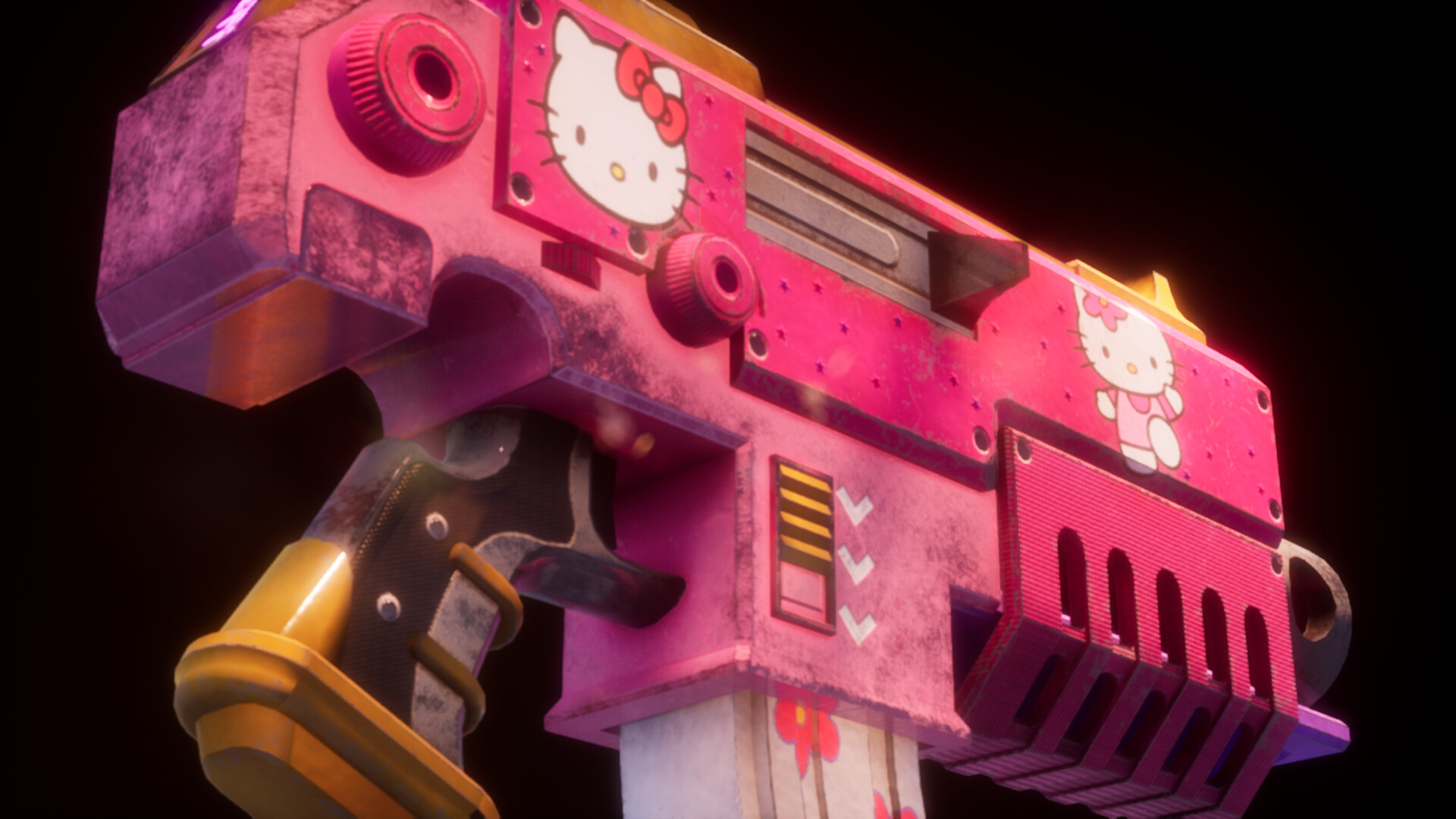 Joshua Burrows - Warhammer 40k - Hello Kitty Bolter