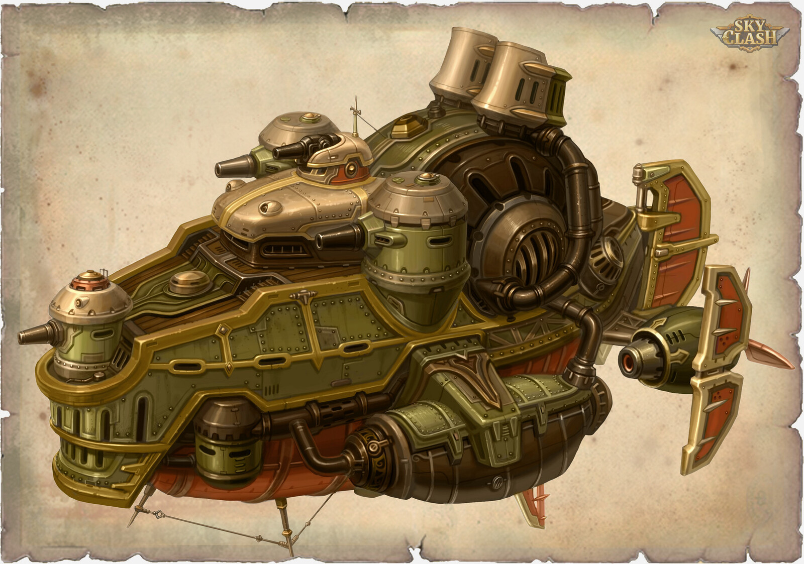 AIVIK Studio - Sky Clash - Battlecruiser