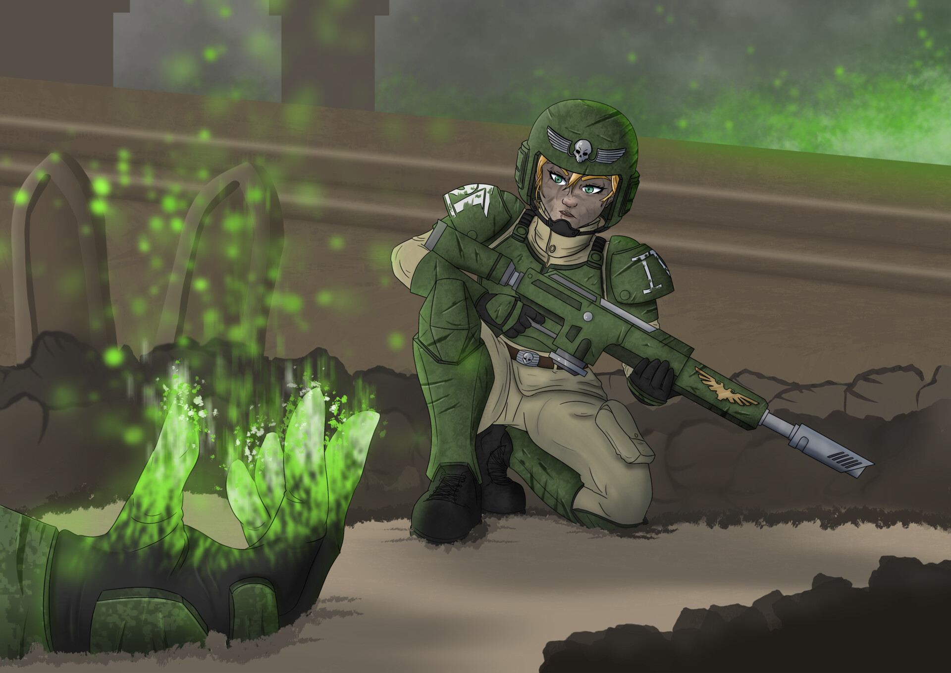 ArtStation - Imperial Stand WIP