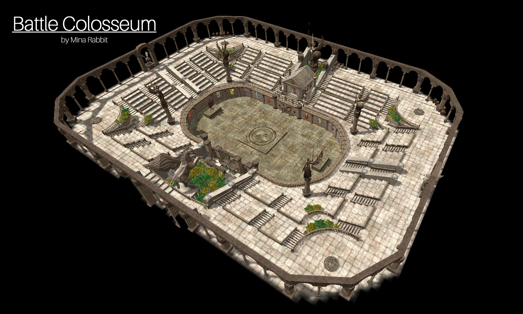 ArtStation - PVP Colosseum (Custom Ragnarök Online Map)