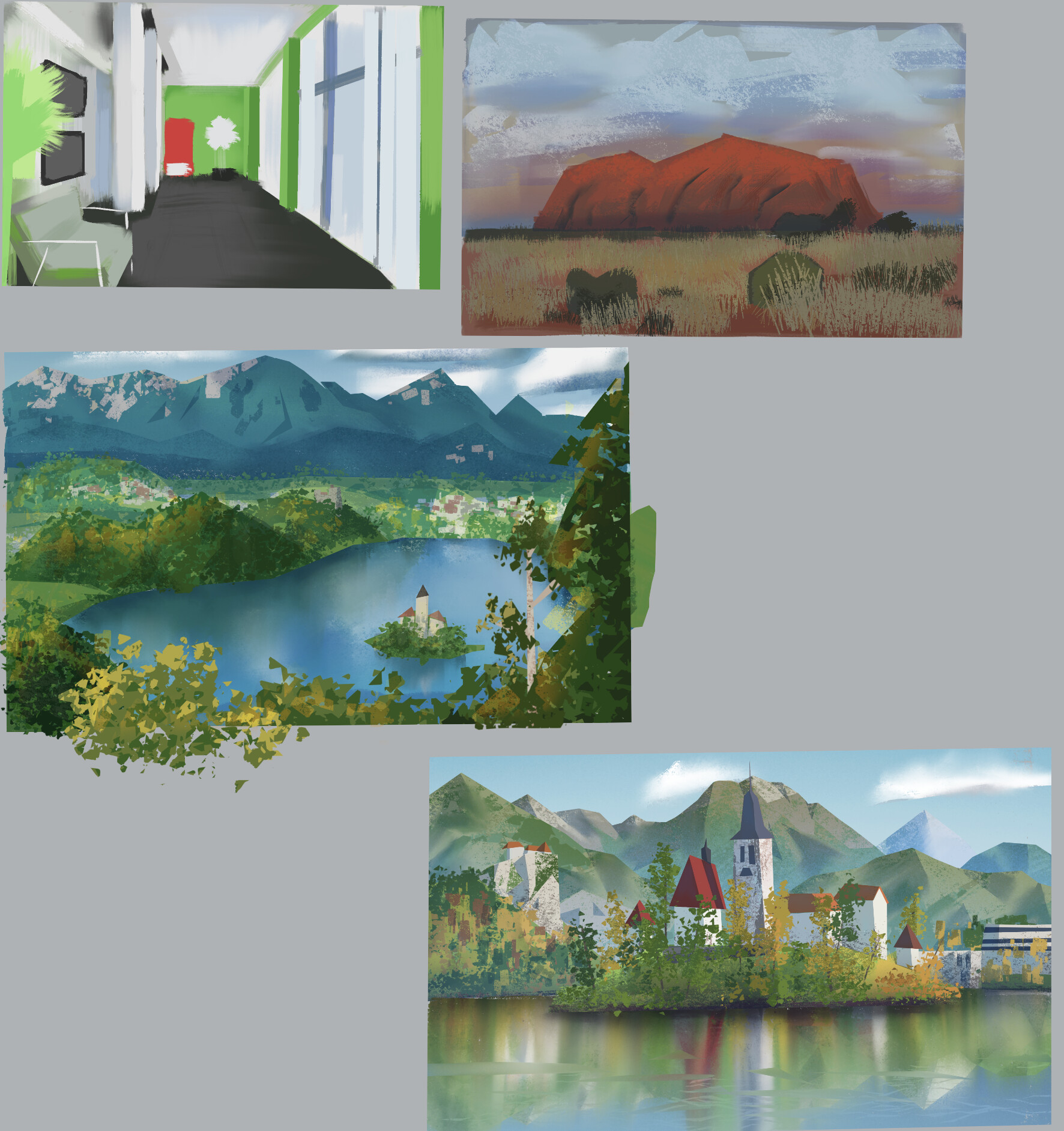 ArtStation - Environment studies