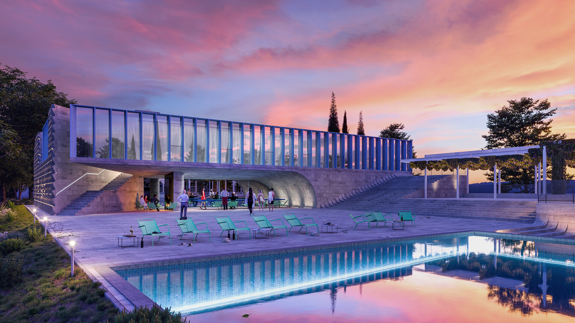 Paralel Visualization Studio - Winery in Vachnadziani, Georgia