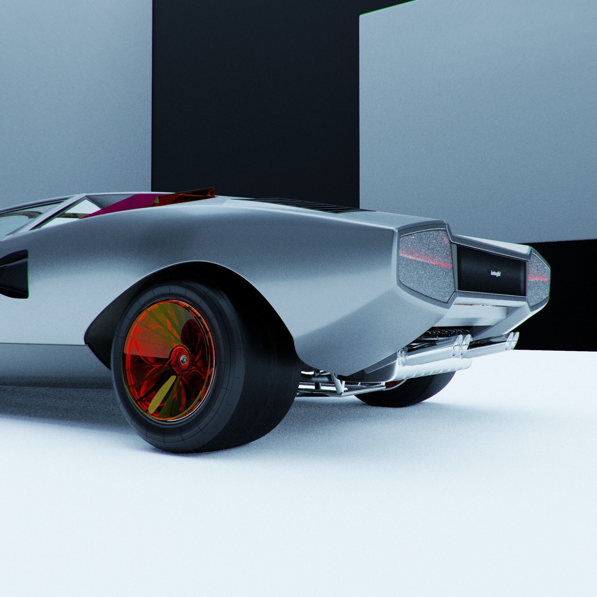 Broken Doodle - Lamborghini Countach LP 420