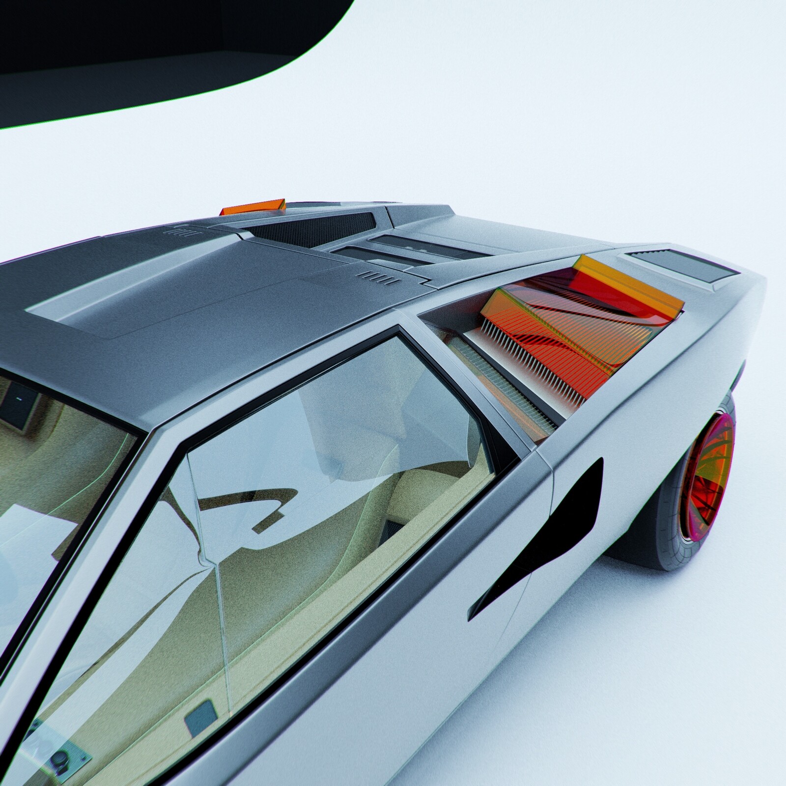 Broken Doodle - Lamborghini Countach LP 420