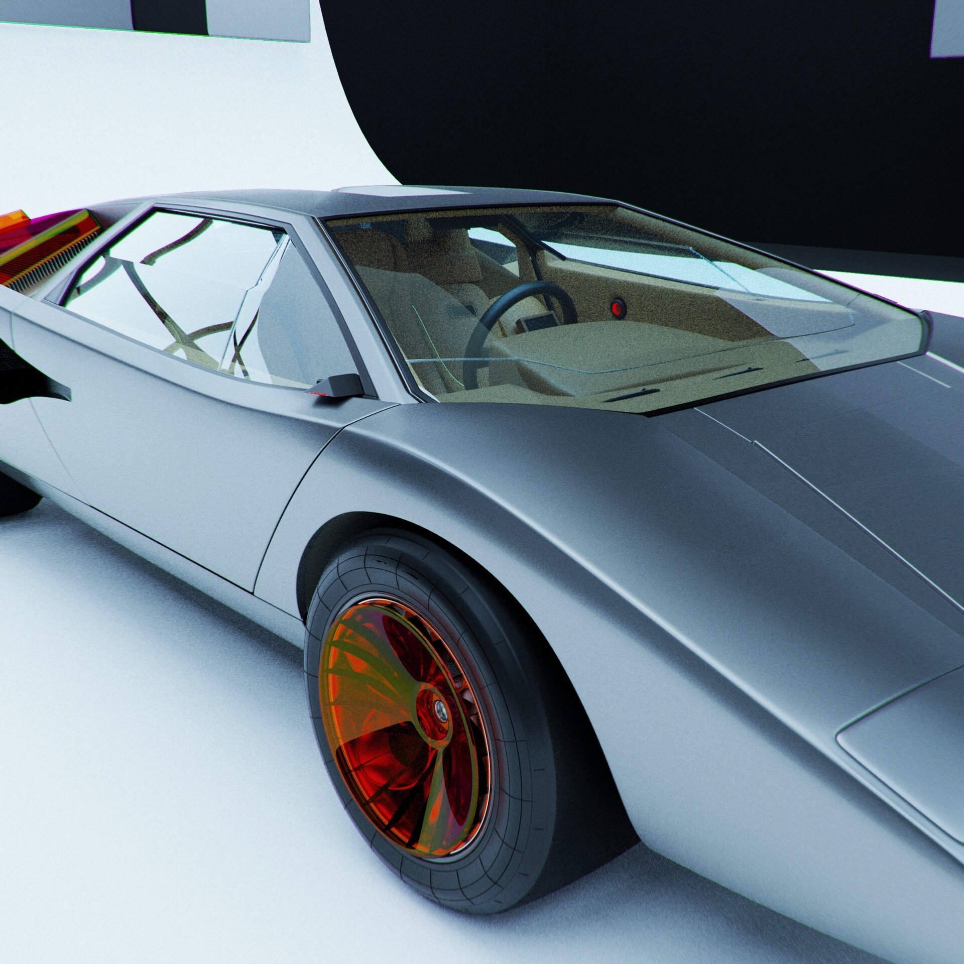 Broken Doodle - Lamborghini Countach LP 420