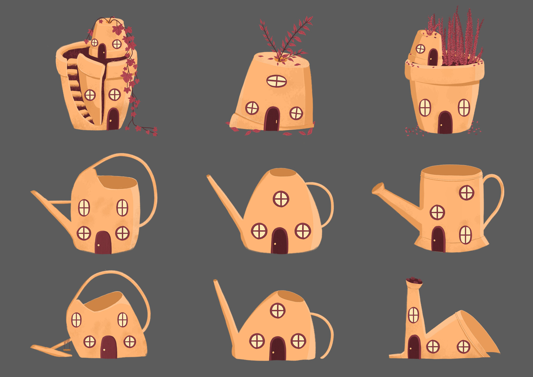 ArtStation - Garden Assets - Final Project School