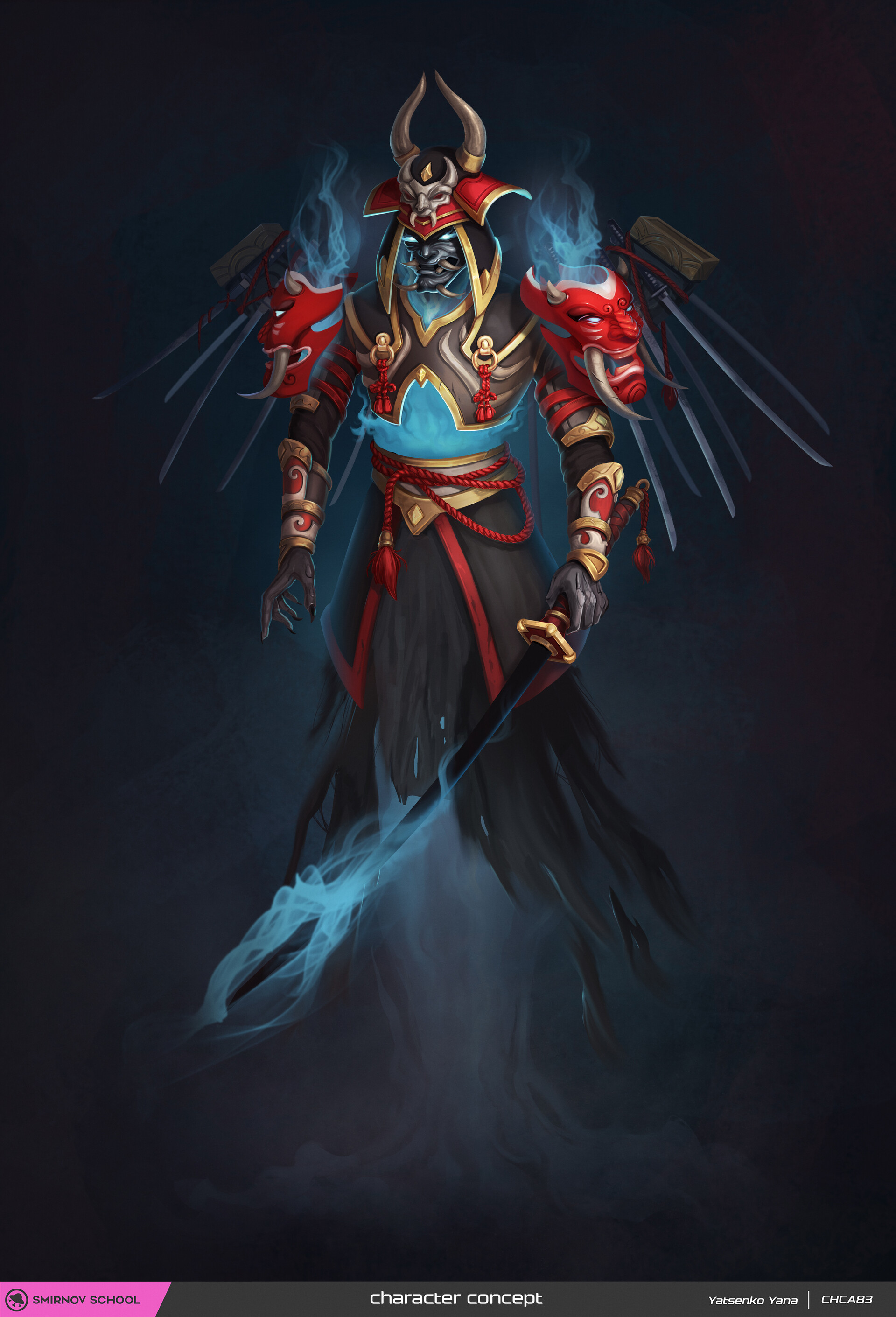 ArtStation - ghost samurai