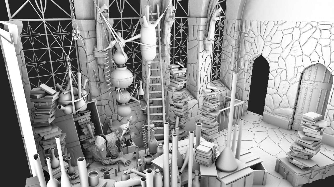 ArtStation - Lord of Alchemy - Lab