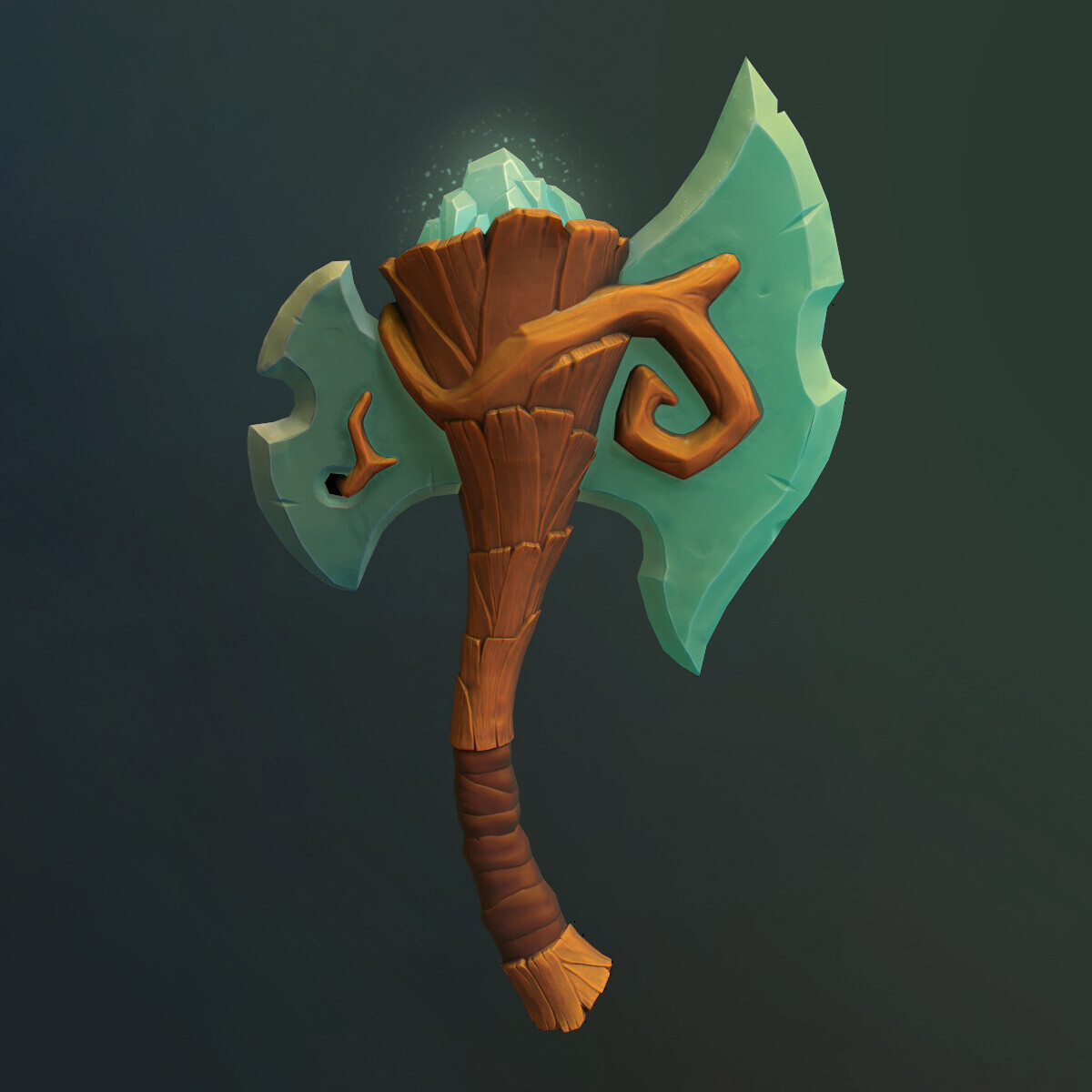 ArtStation - Stylized Orc Axe
