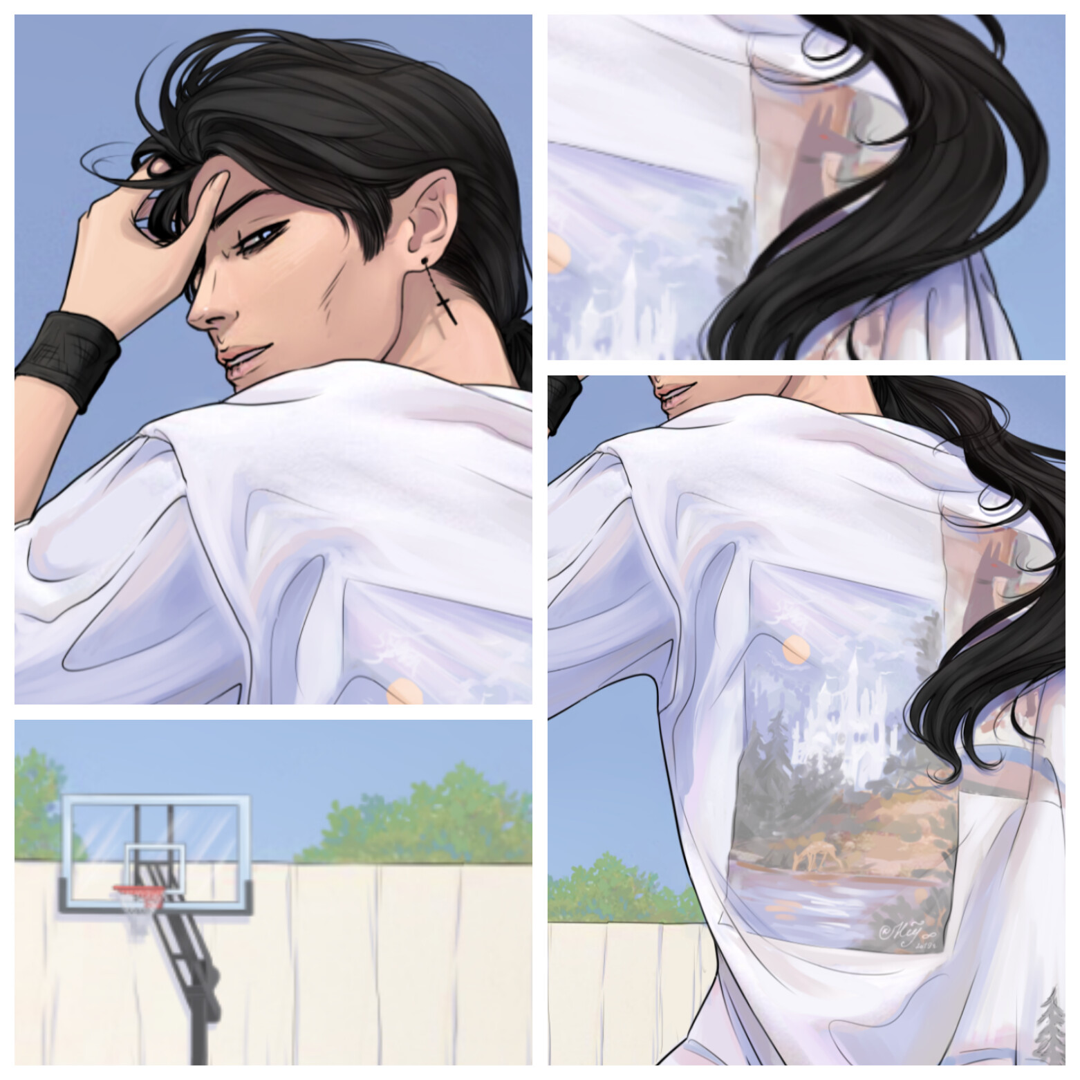 ArtStation - Raven (School AU version)