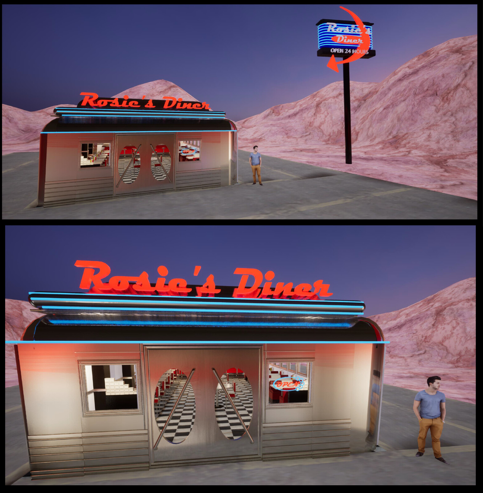 Erin Leslie - Route 66 Diner