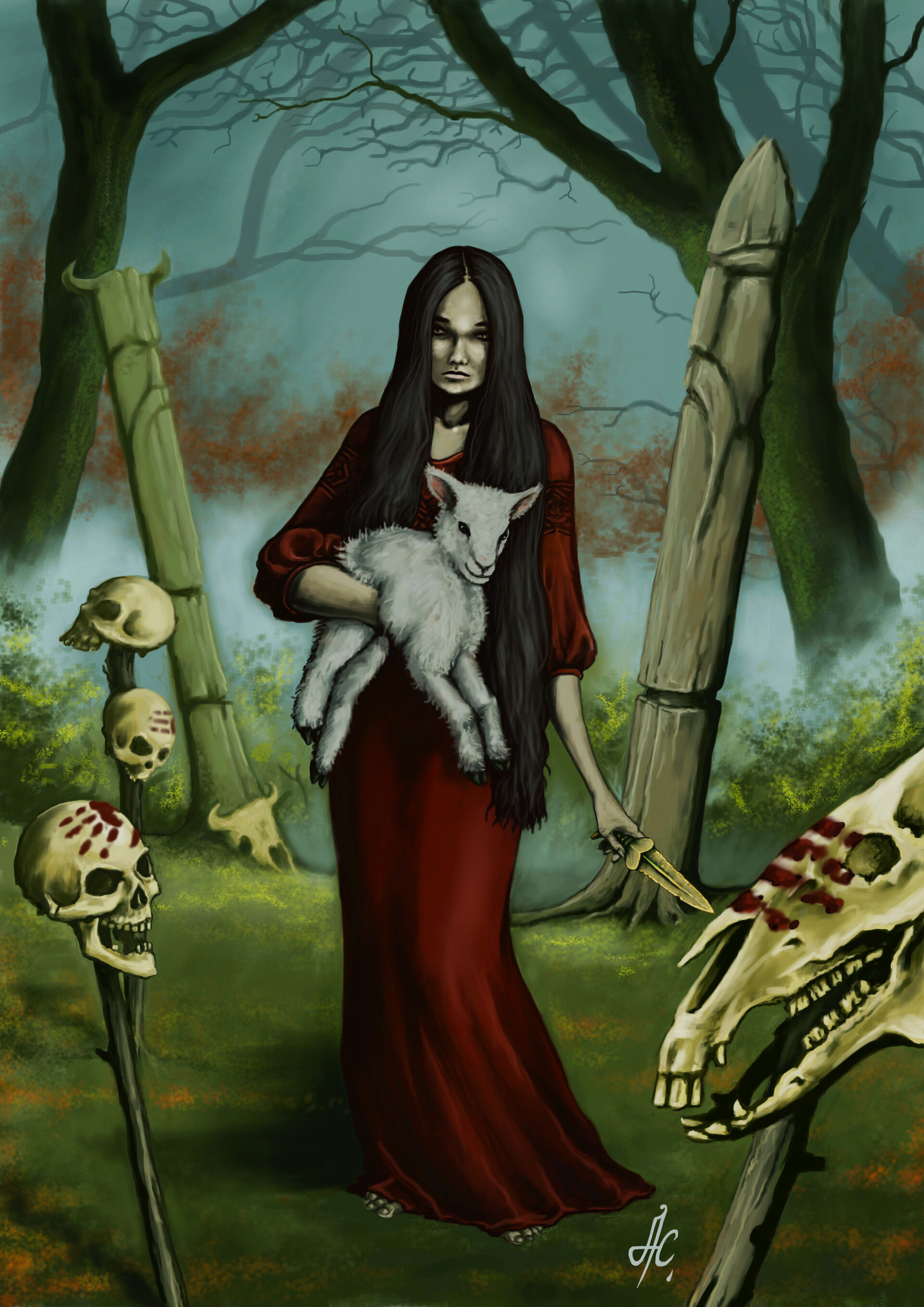 ArtStation - Pagan shrine