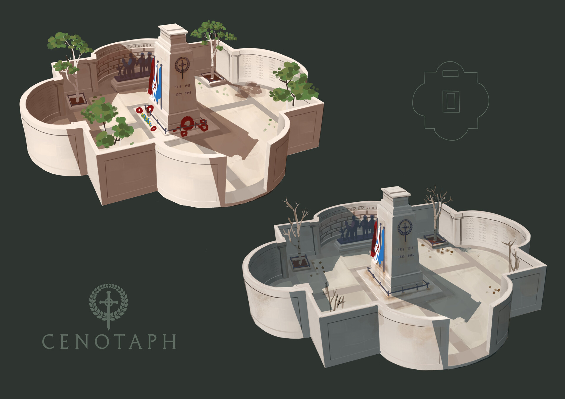 ArtStation - Cenotaph - Environment
