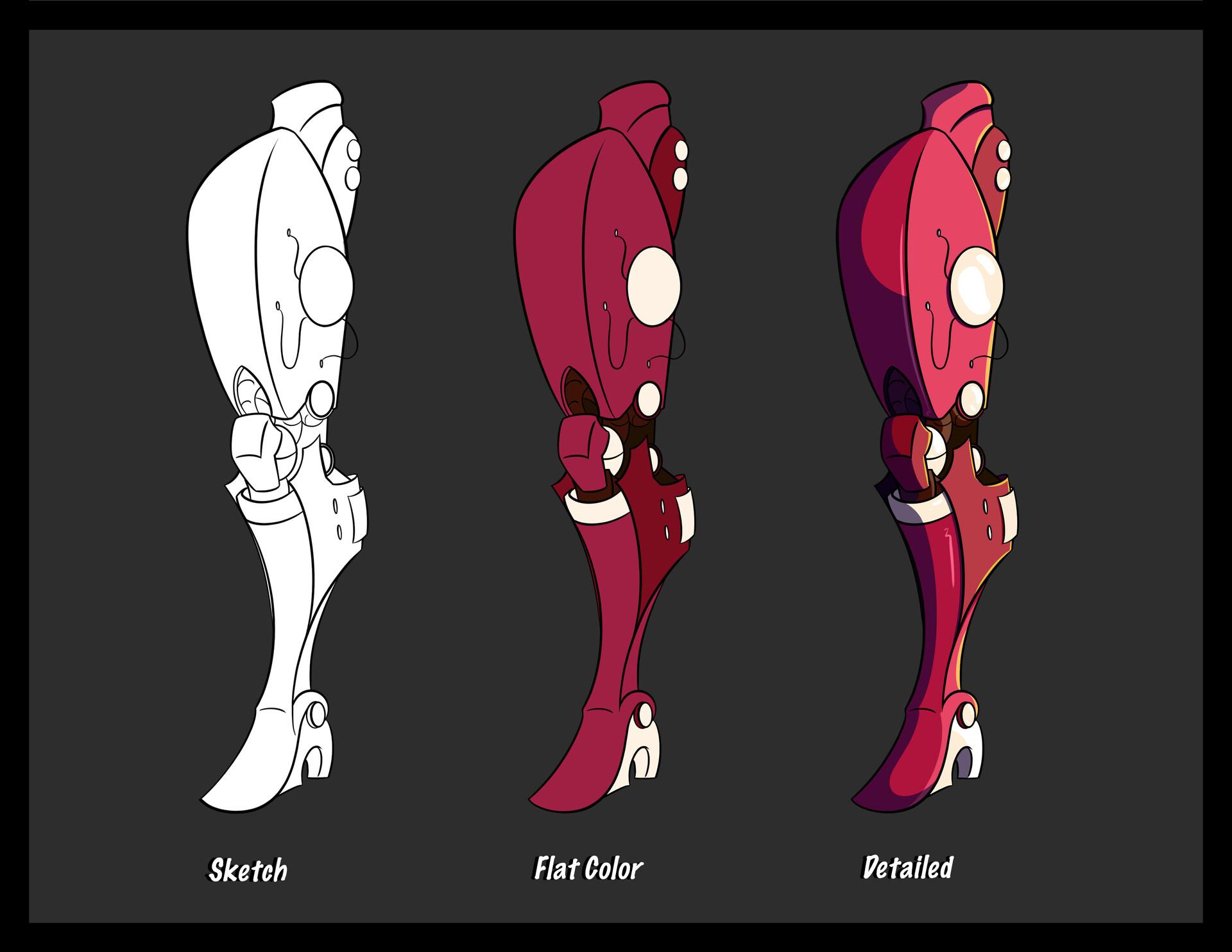ArtStation - Robot Leg #1 Procress