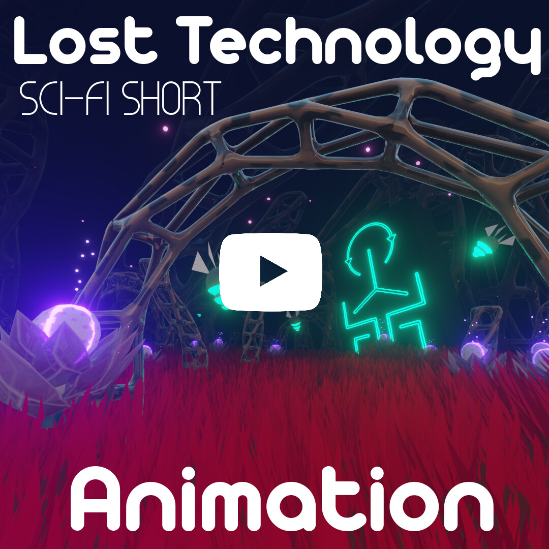 ArtStation - Lost Technology in the Alien Forest - Sci-Fi Short