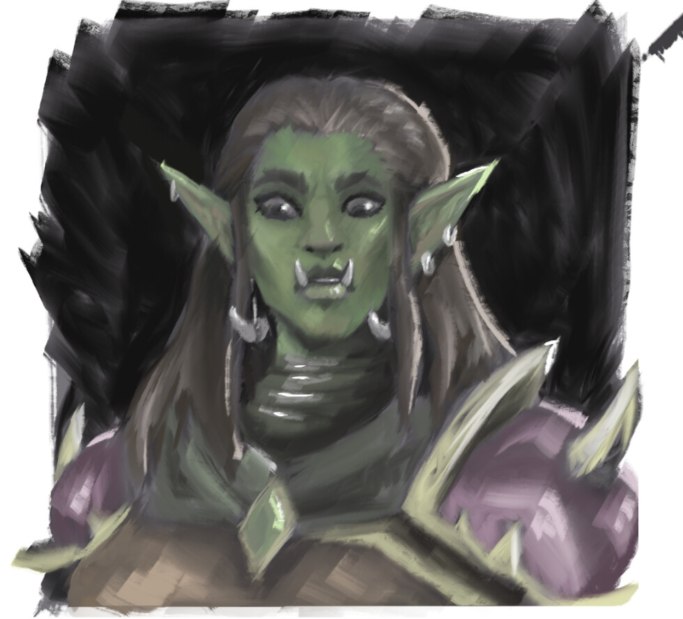 ArtStation - Orc-Woman