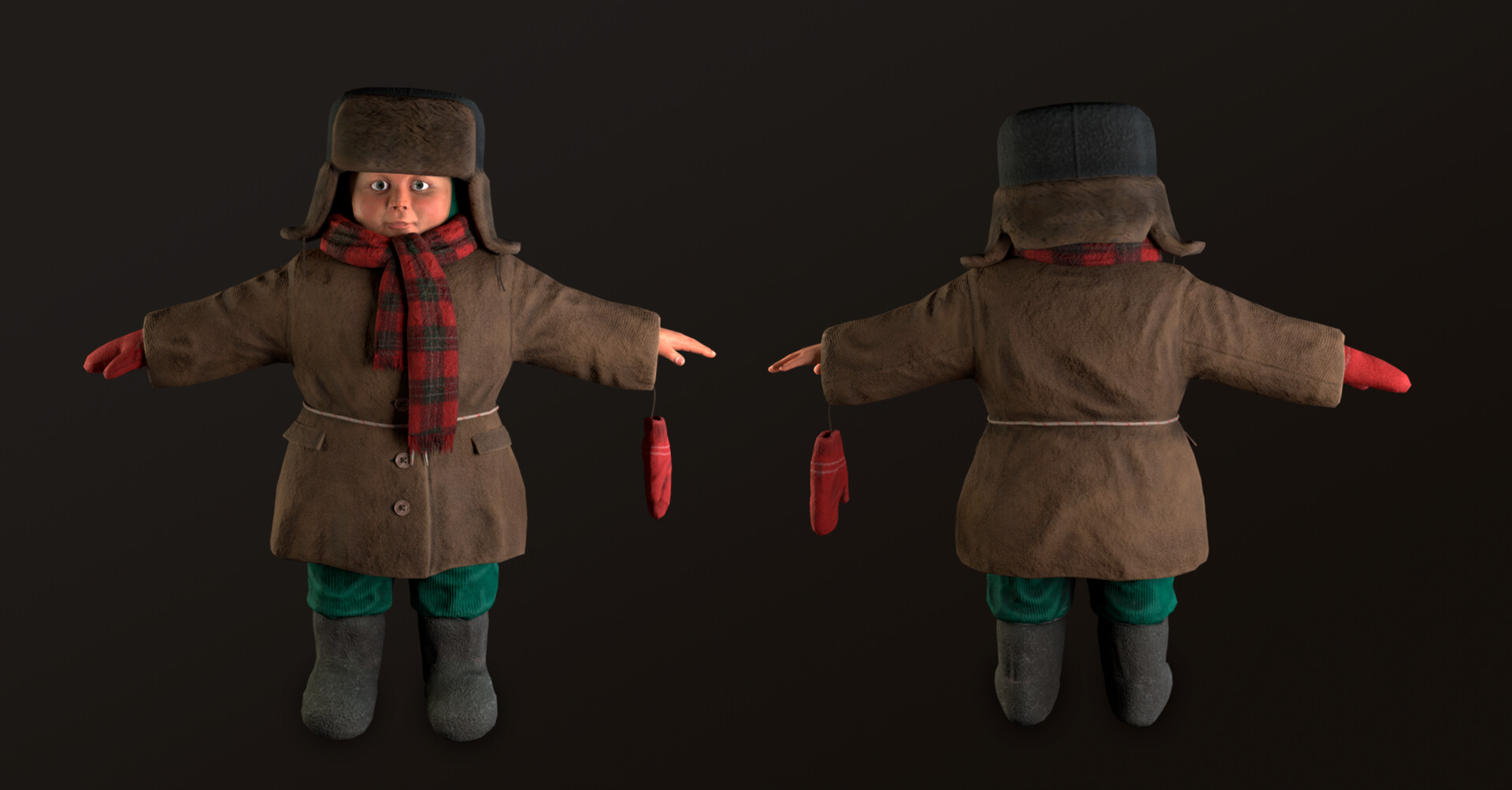 ArtStation - Guy in the blizzard