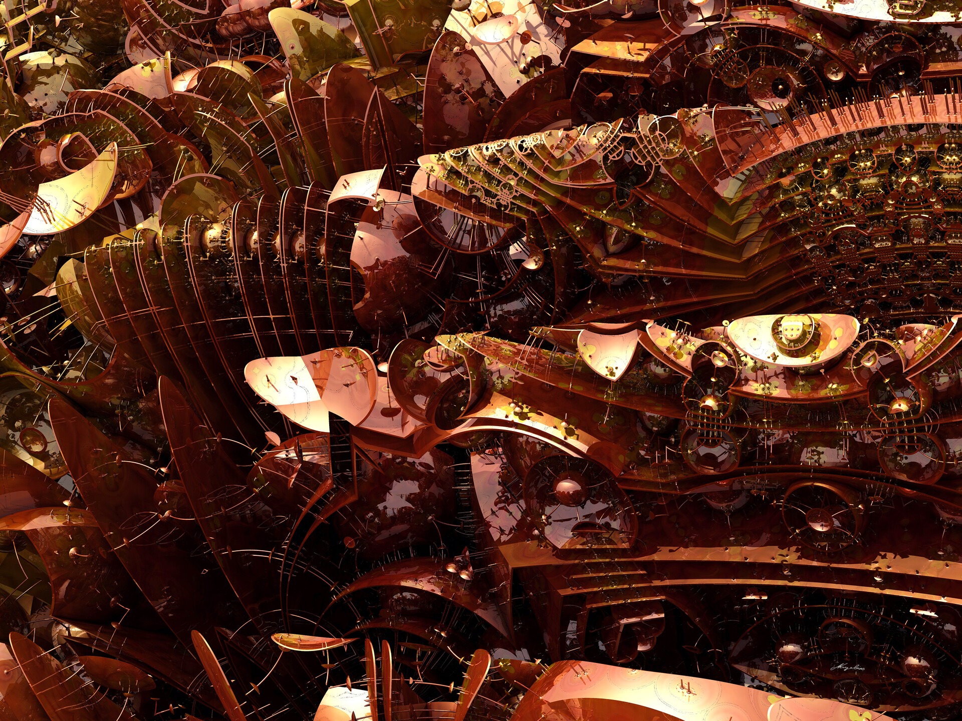 ArtStation - Samurai fractal armor