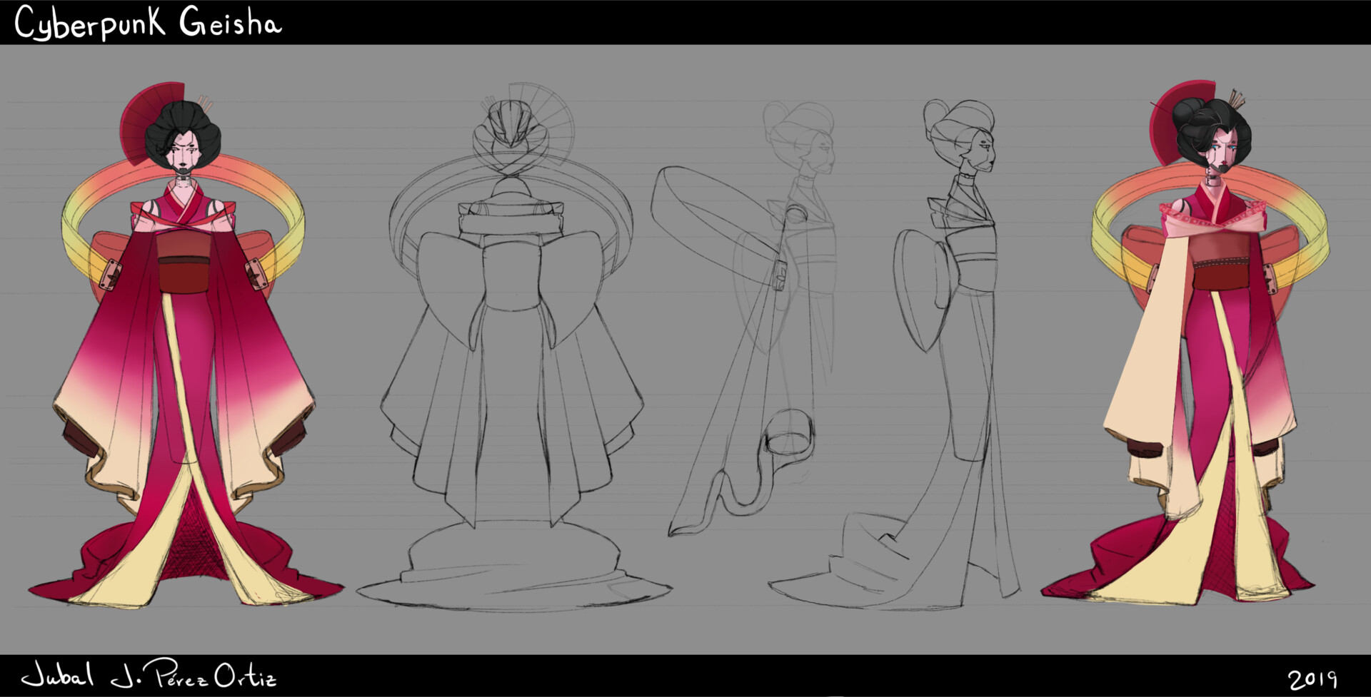 ArtStation - Geisha Project (Not finished)