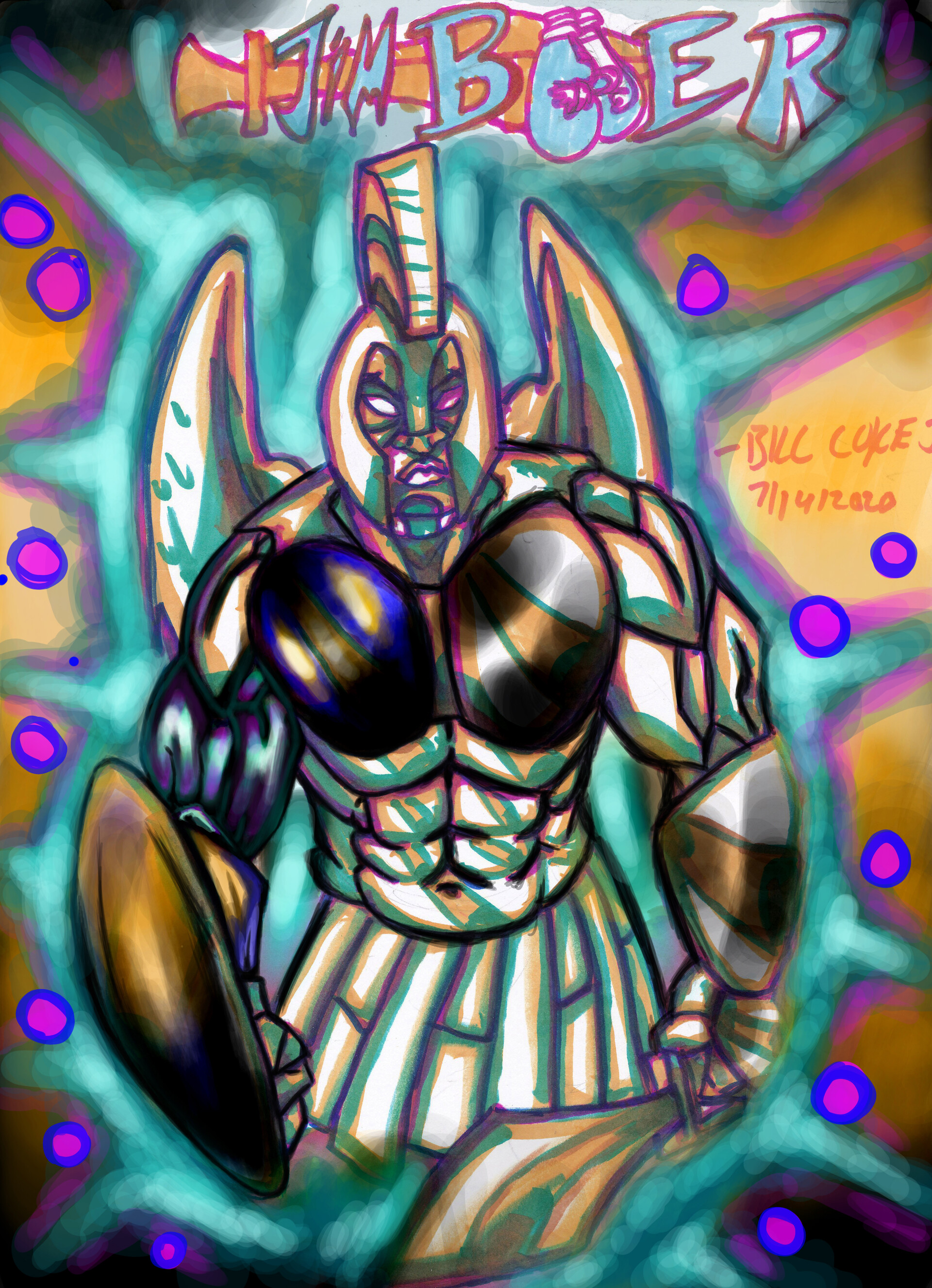 ArtStation - Jim Boxer Cover WIP...