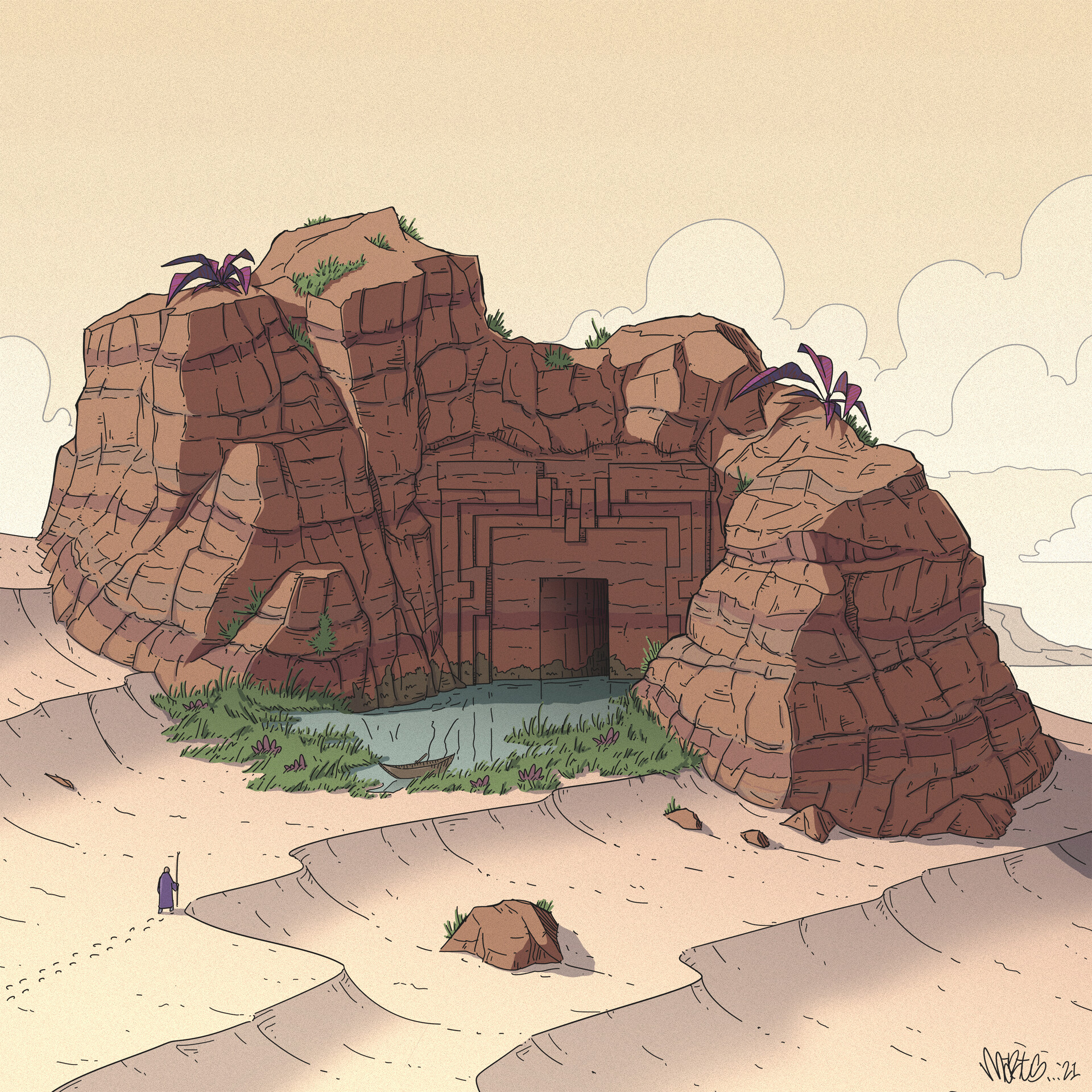 ArtStation - To The Oasis