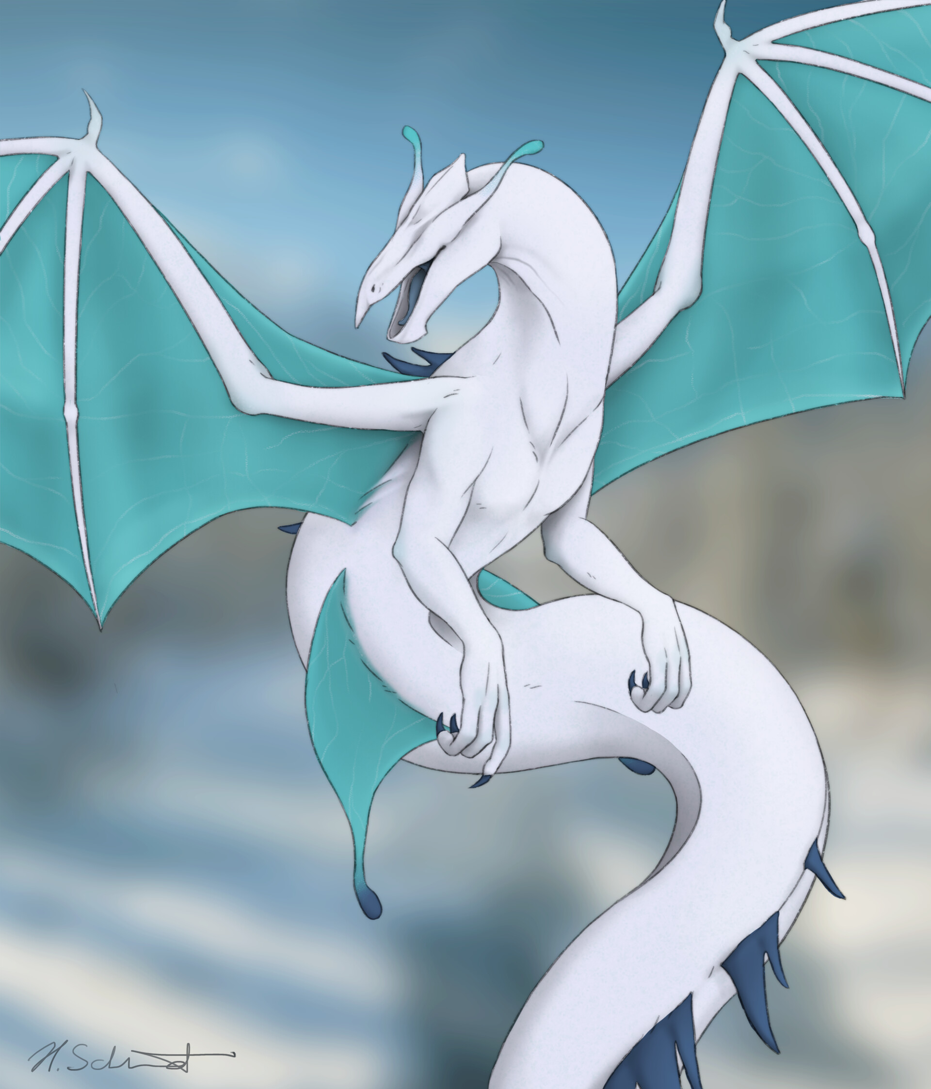 ArtStation - Ice Lindworm