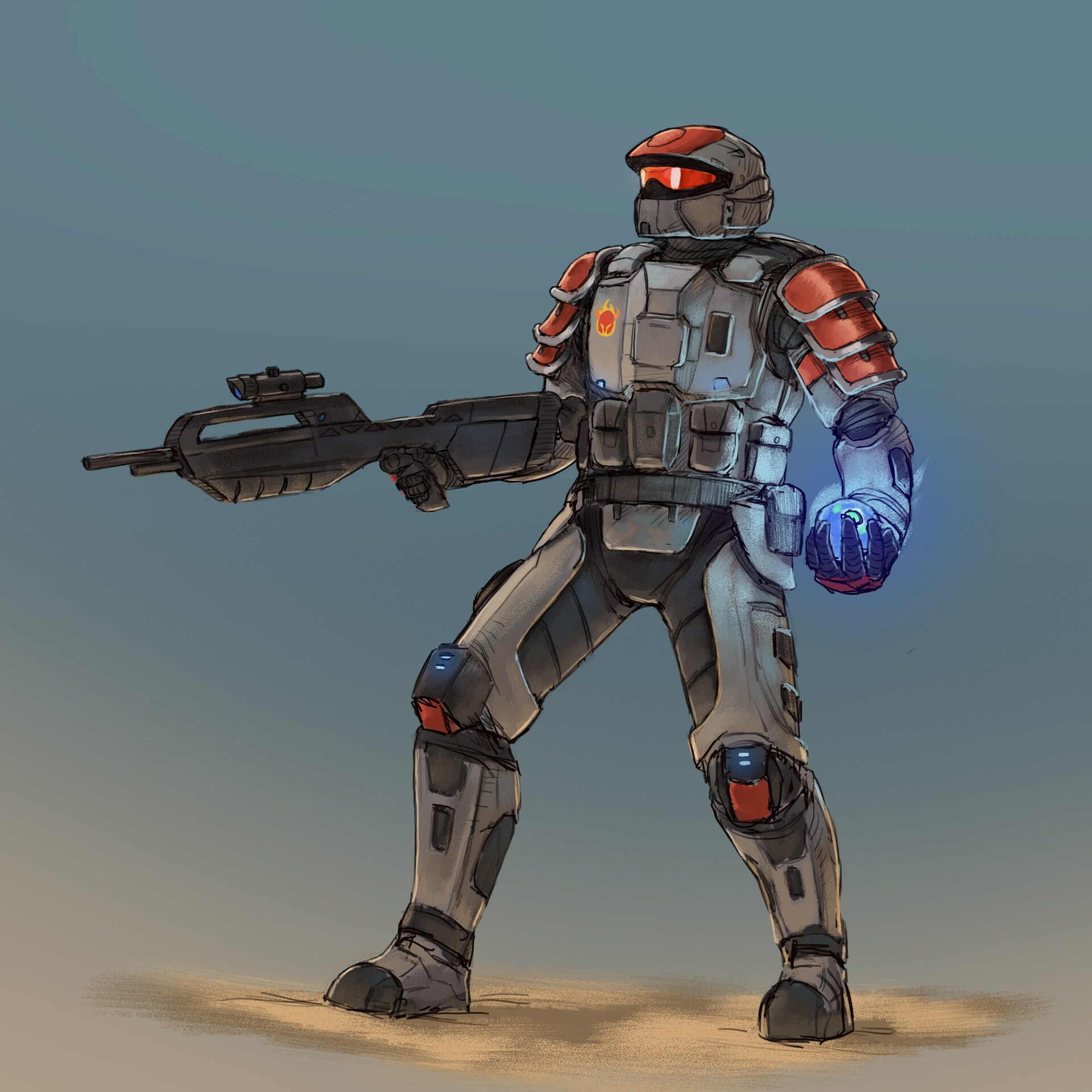 ArtStation - Halo: 3 - Multiplayer Spartan