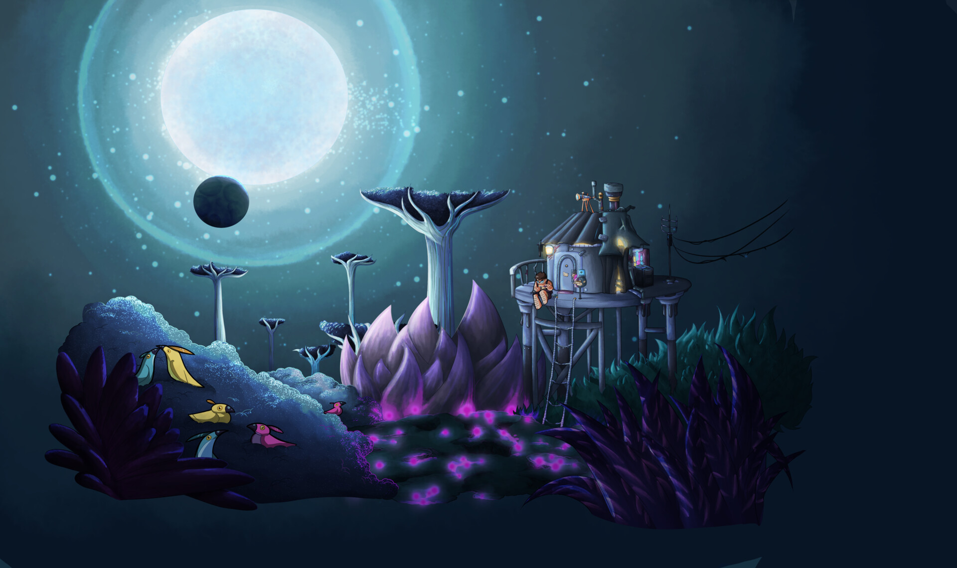 ArtStation - Blue Forest