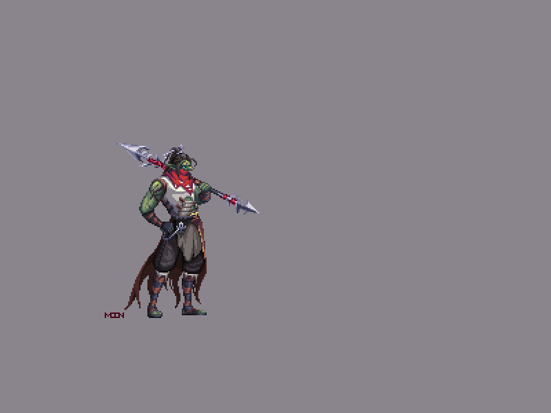 ArtStation - [pixel art] Goblin Thief animation