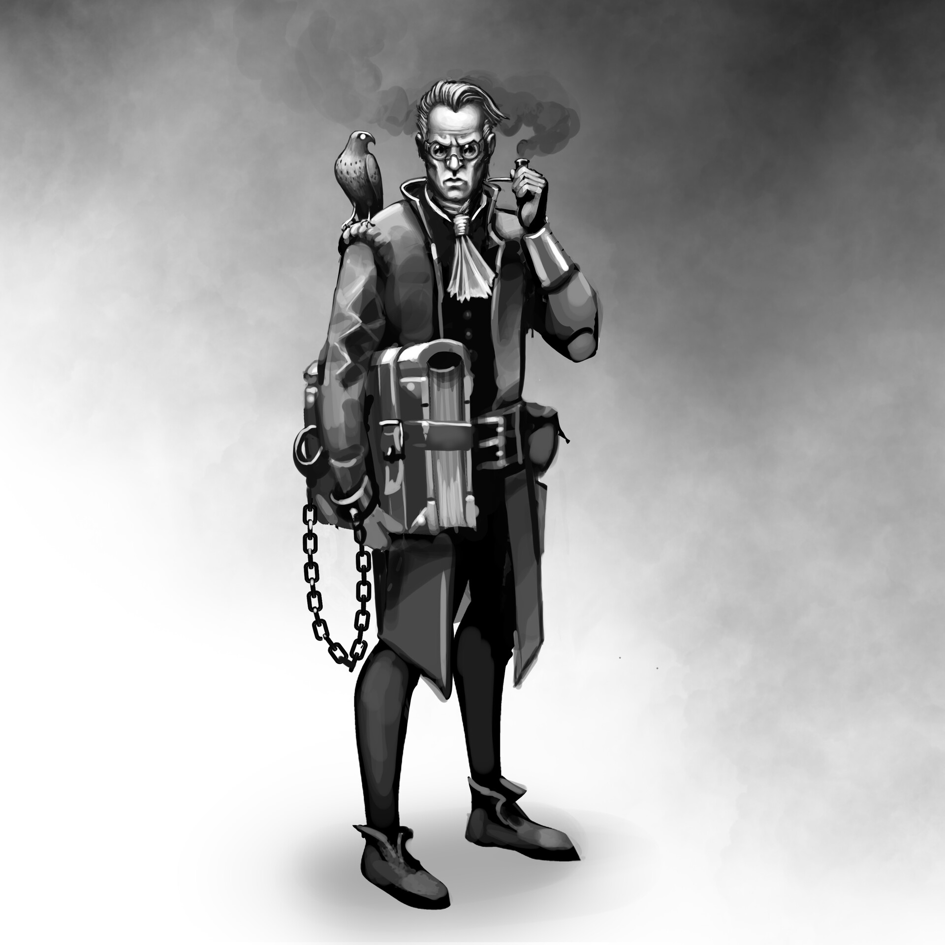 ArtStation - Quarantine DnD Characters 4: Evocation Wizard