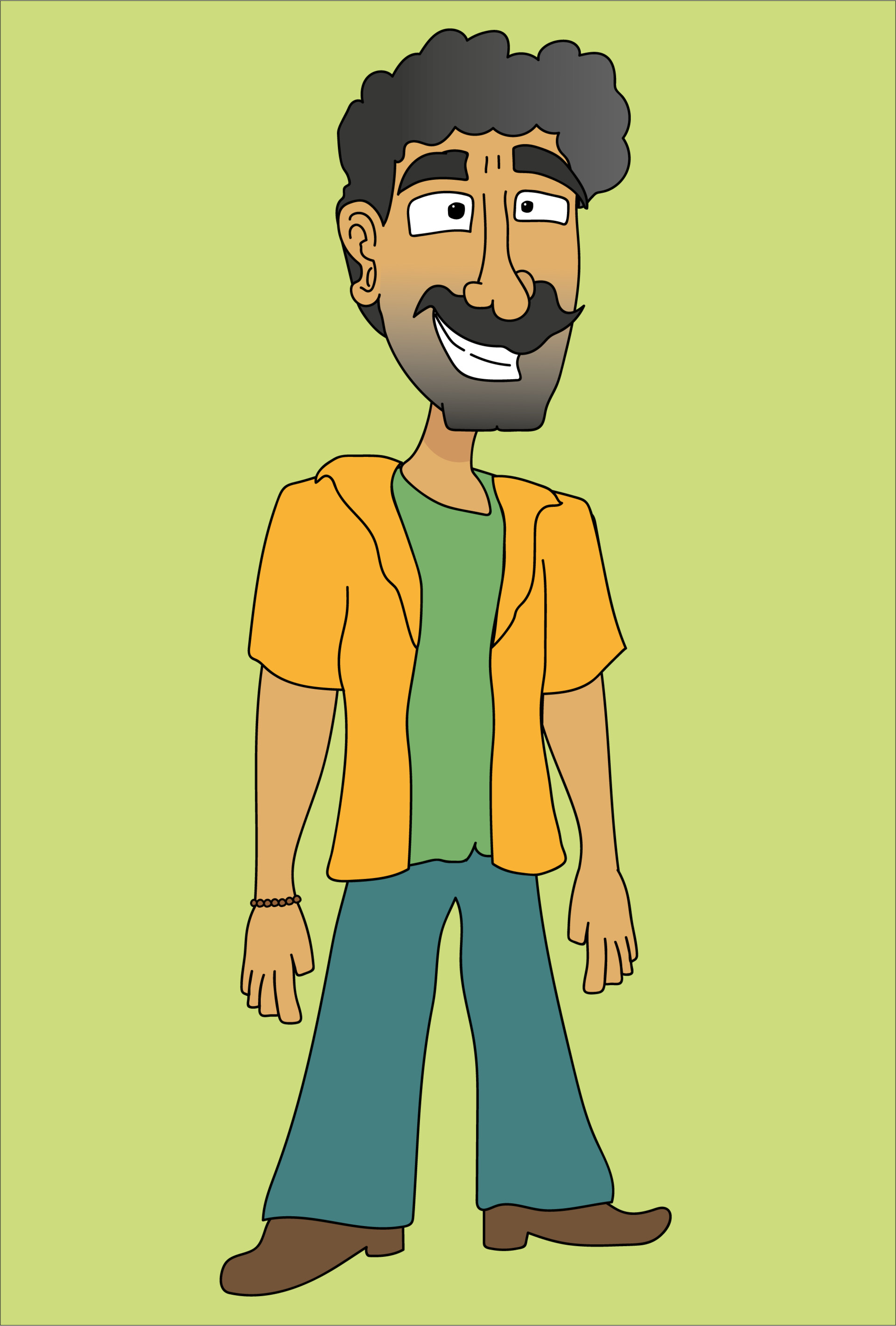 ArtStation - 2D Middle Aged Male Character