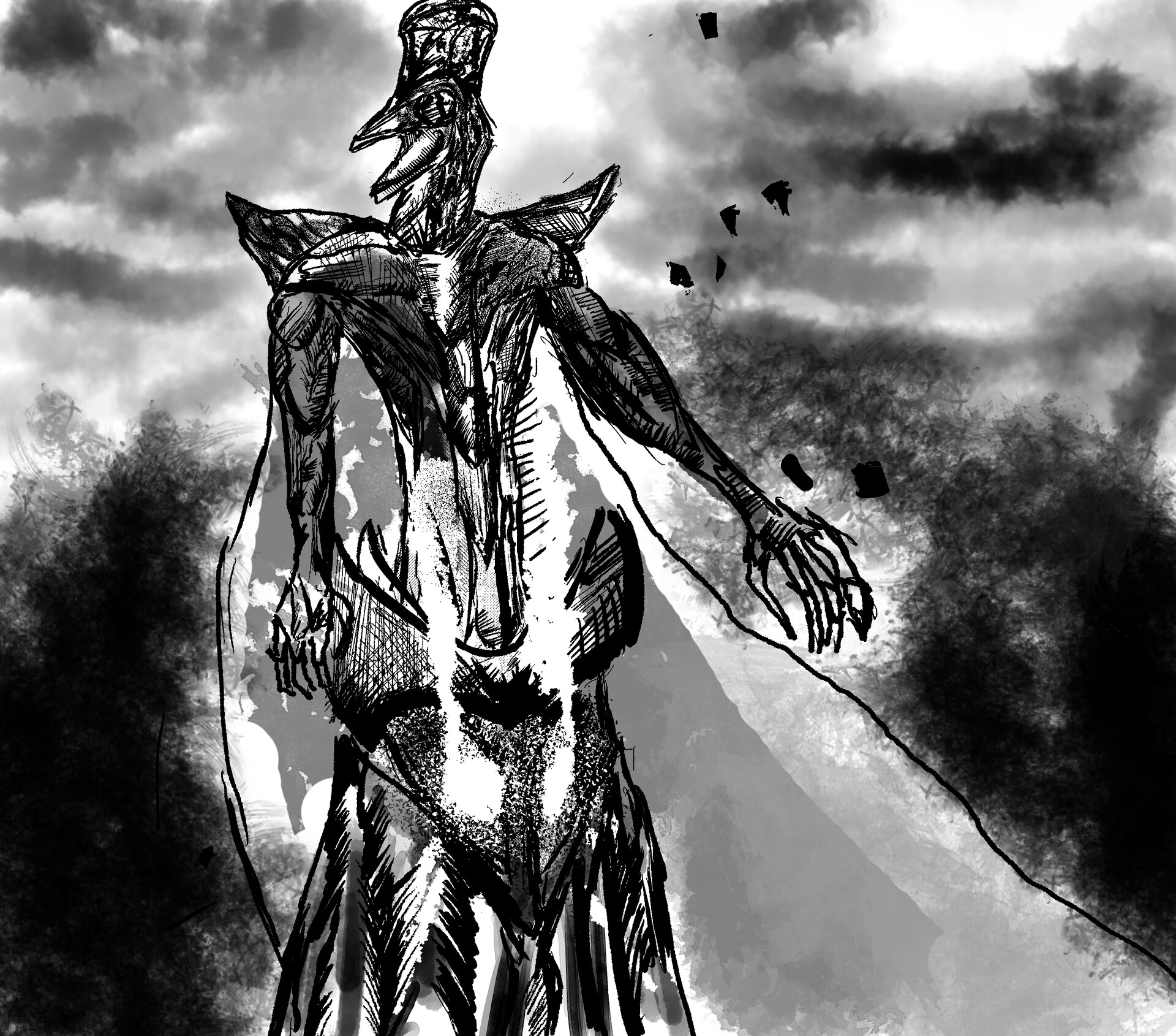 ArtStation - peacock emperor