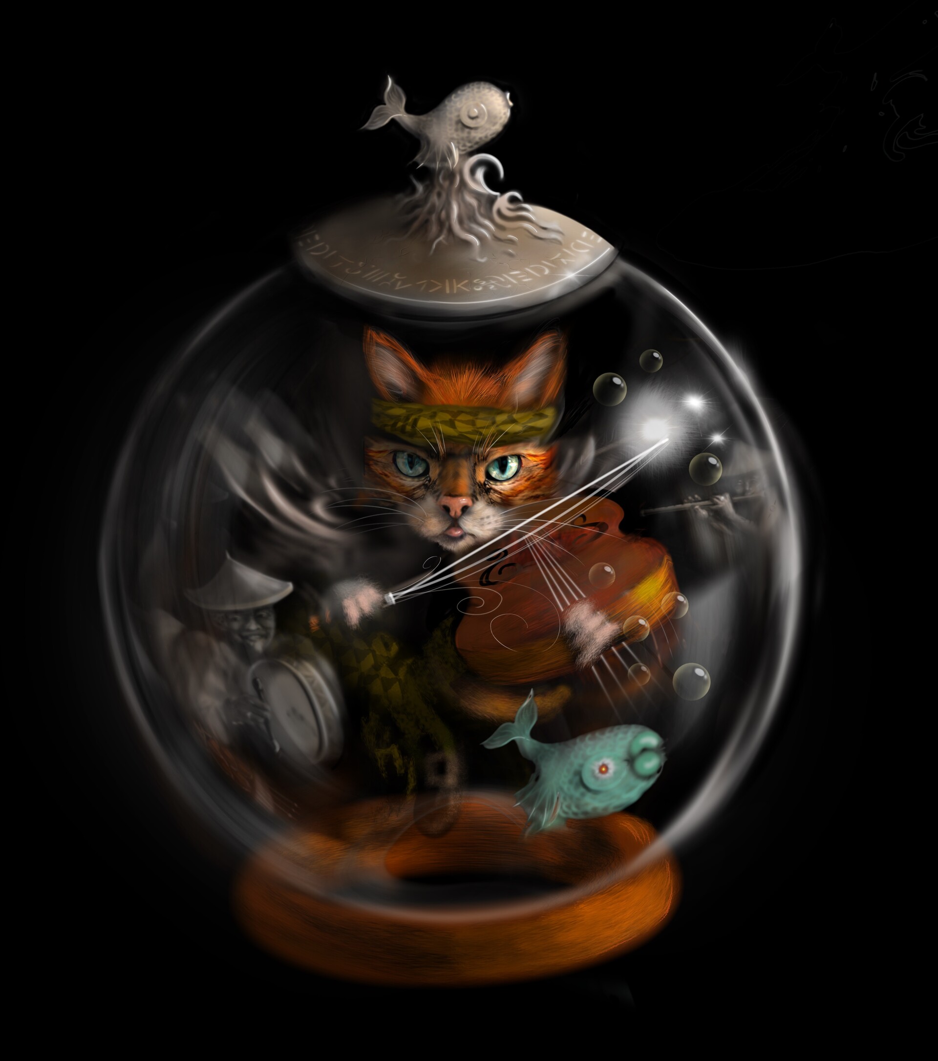 ArtStation - Cat and Fiddle