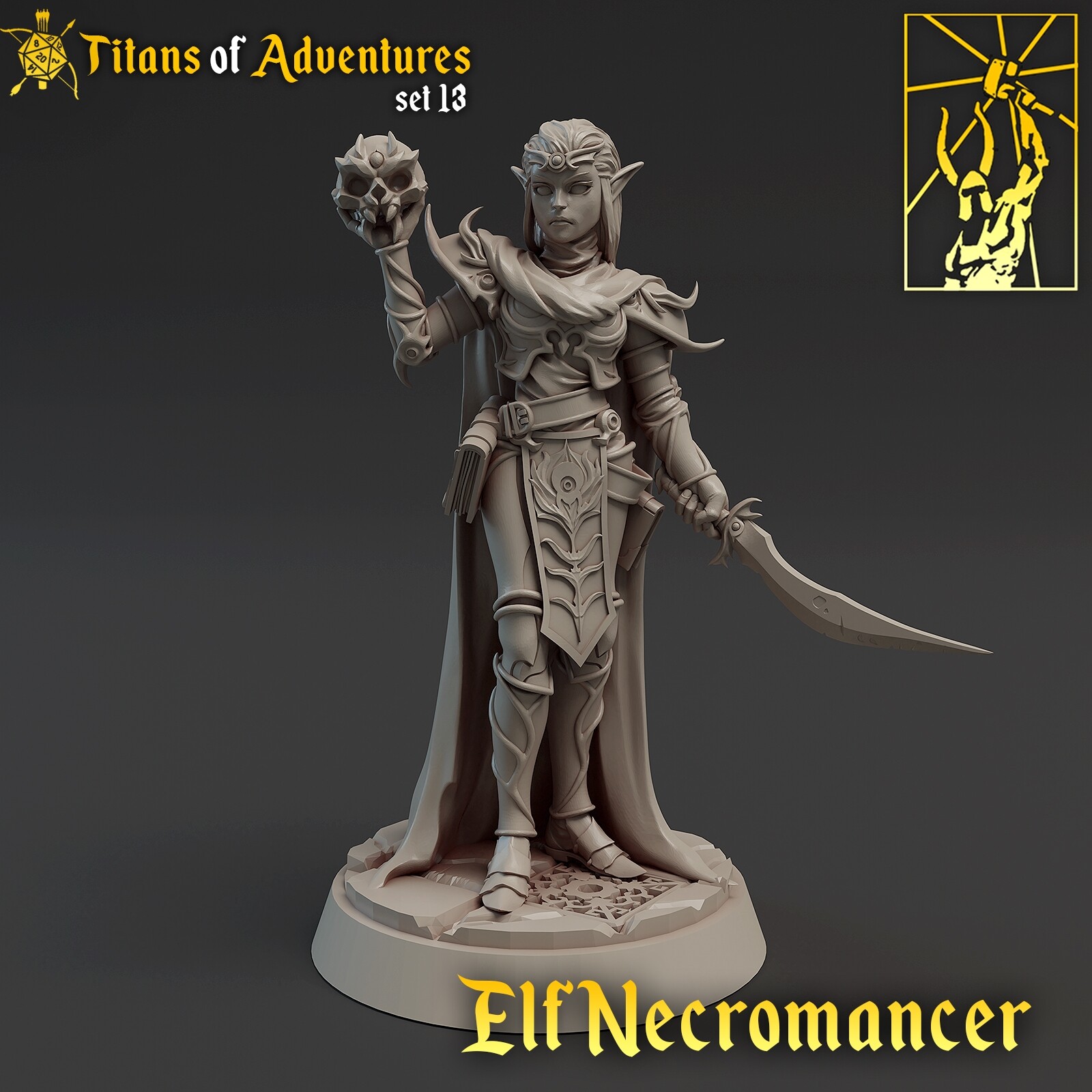 ArtStation - Elf Necromancer