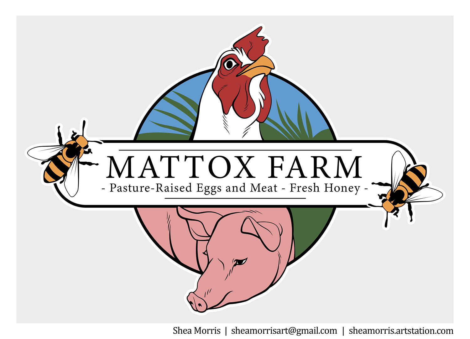 Shea Morris - Mattox Farm Logo Designs