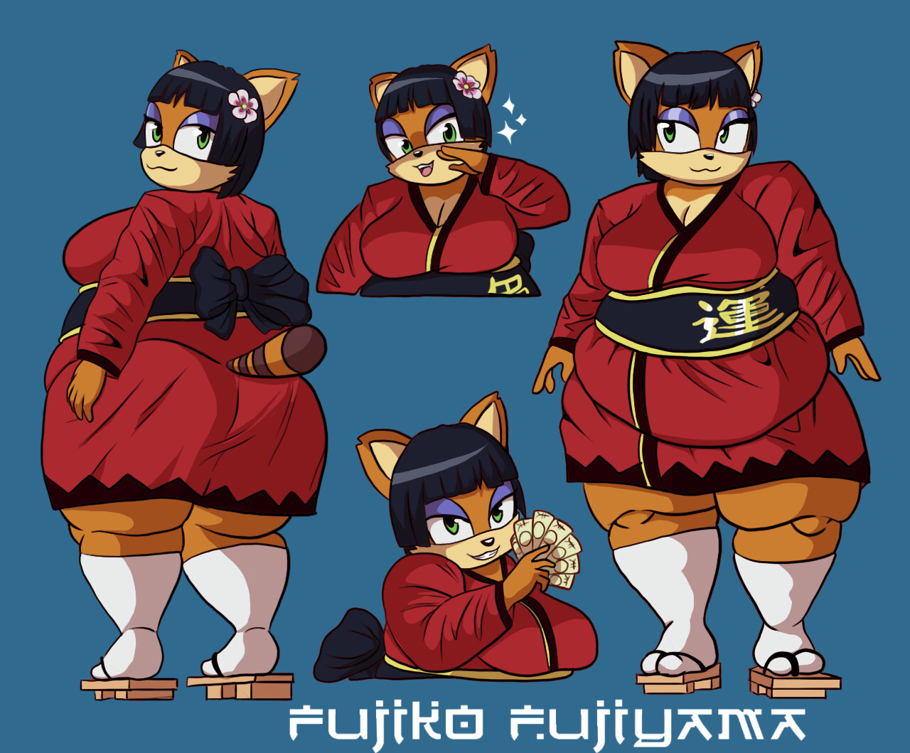 ArtStation - Fujiko Character Sheet