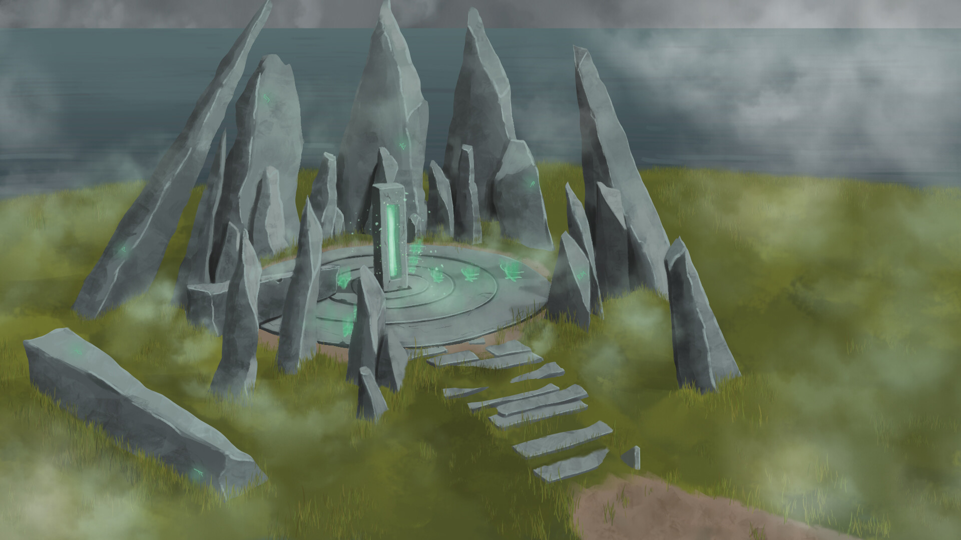 ArtStation - Stone Shrine