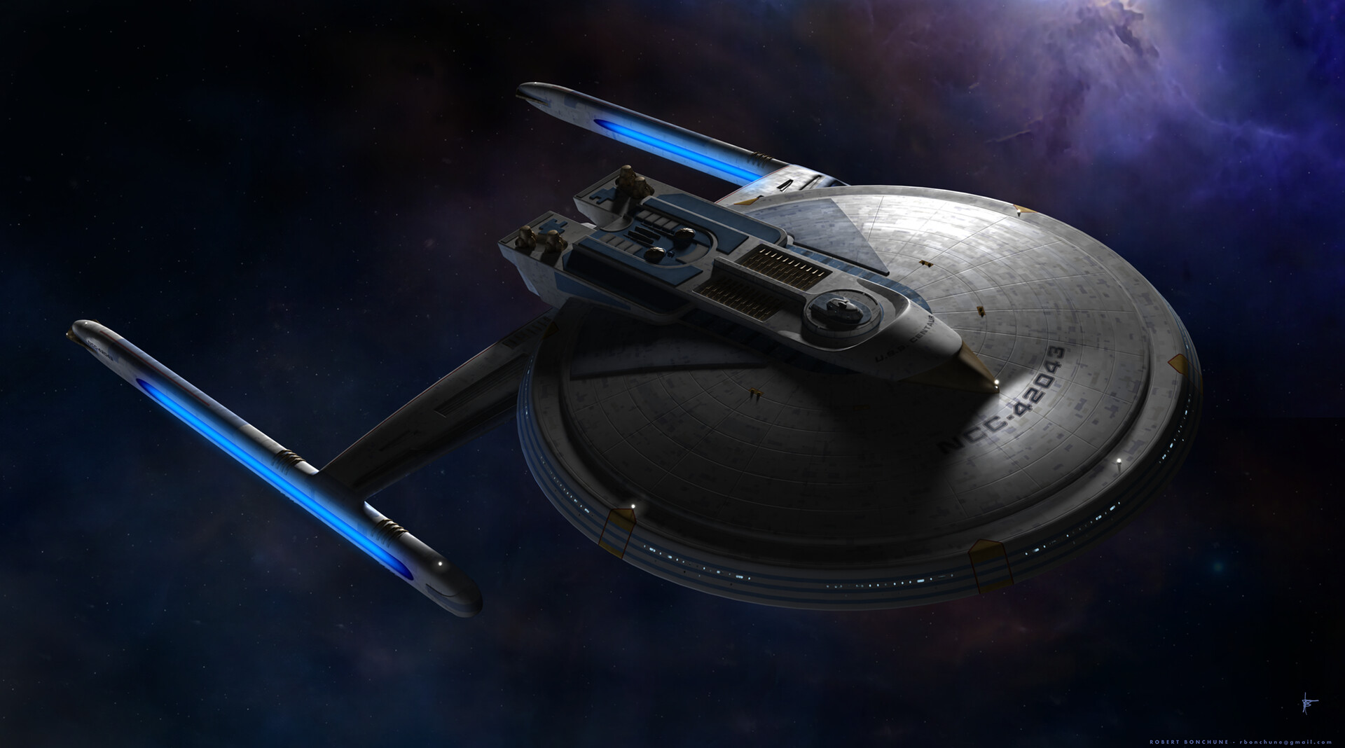 Robert Bonchune - U.S.S. Centaur - Star Trek: Deep Space Nine, Star ...