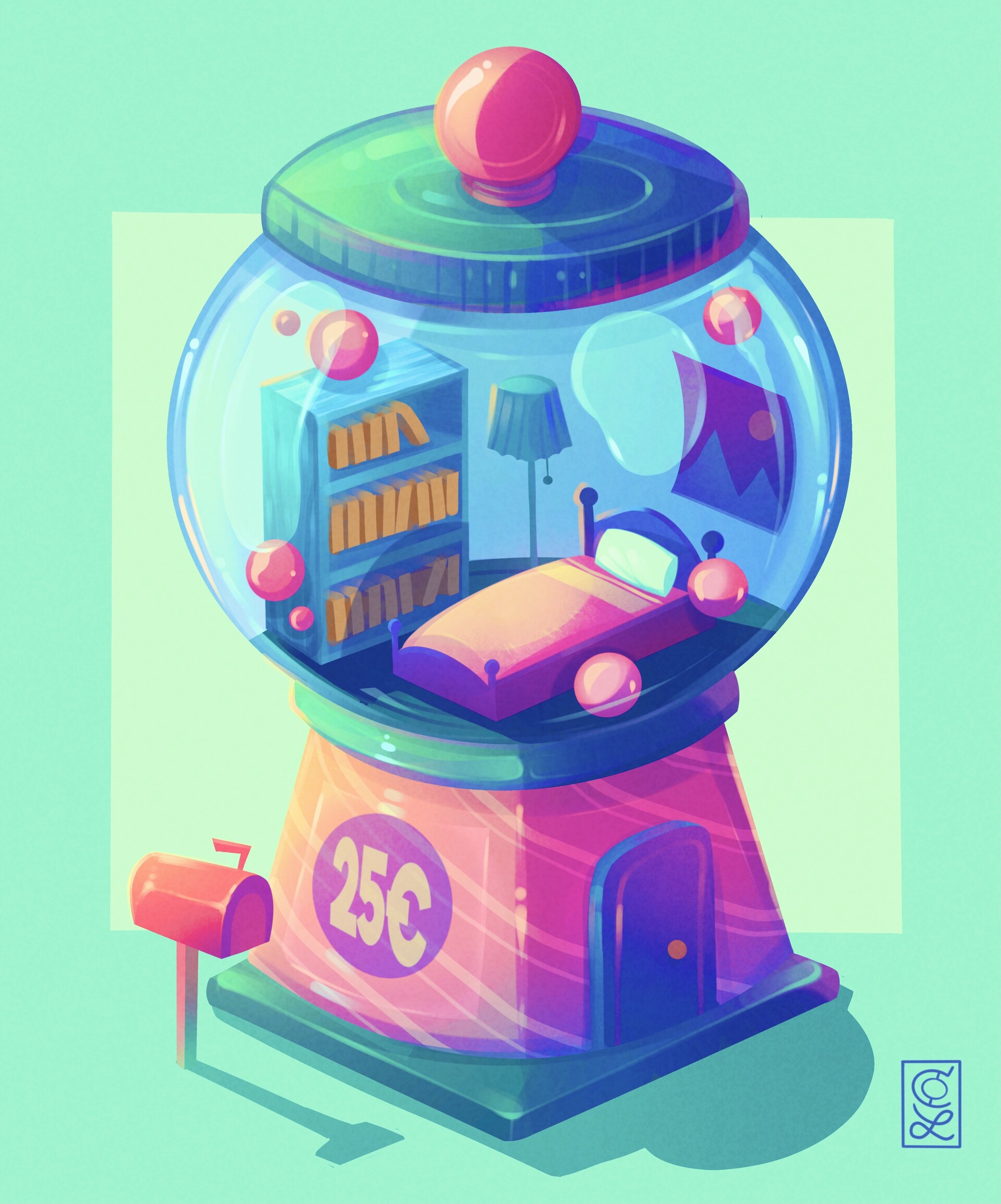 ArtStation - Gumball Bedroom