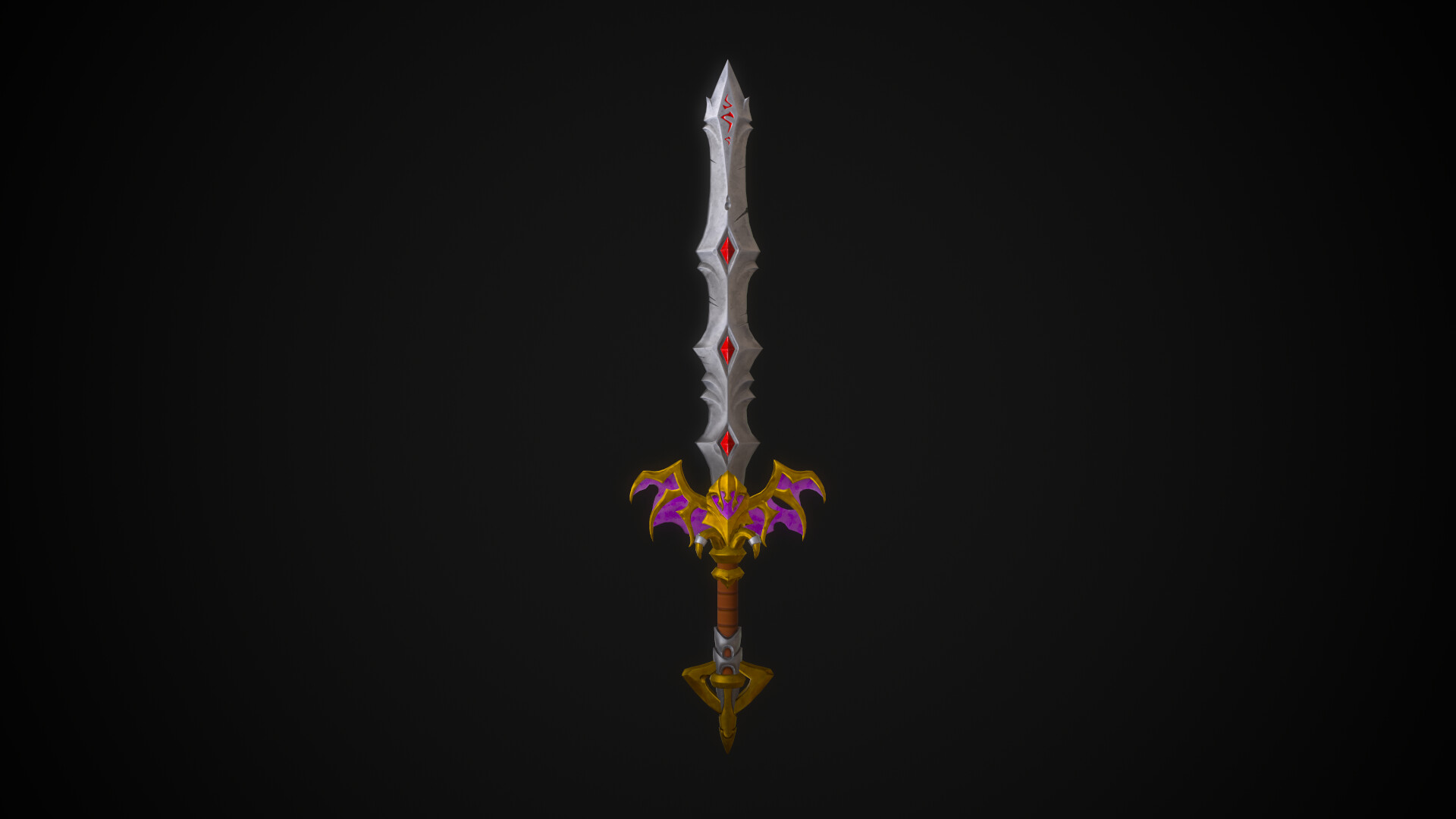 ArtStation - Stylized Sword - Texture Practice