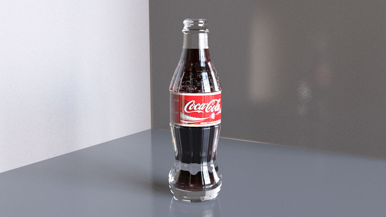 ArtStation - Coke bottle model