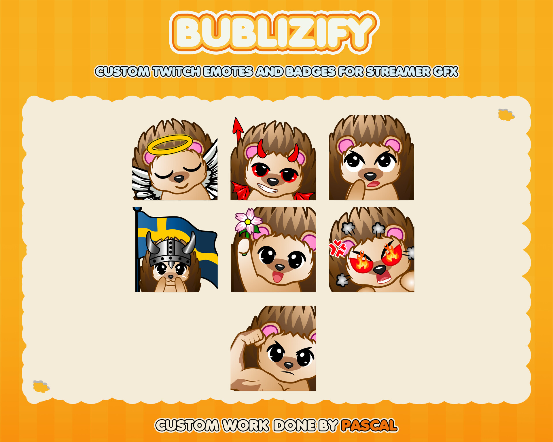 ArtStation - Custom emotes for twitch, youtube, discord and facebook