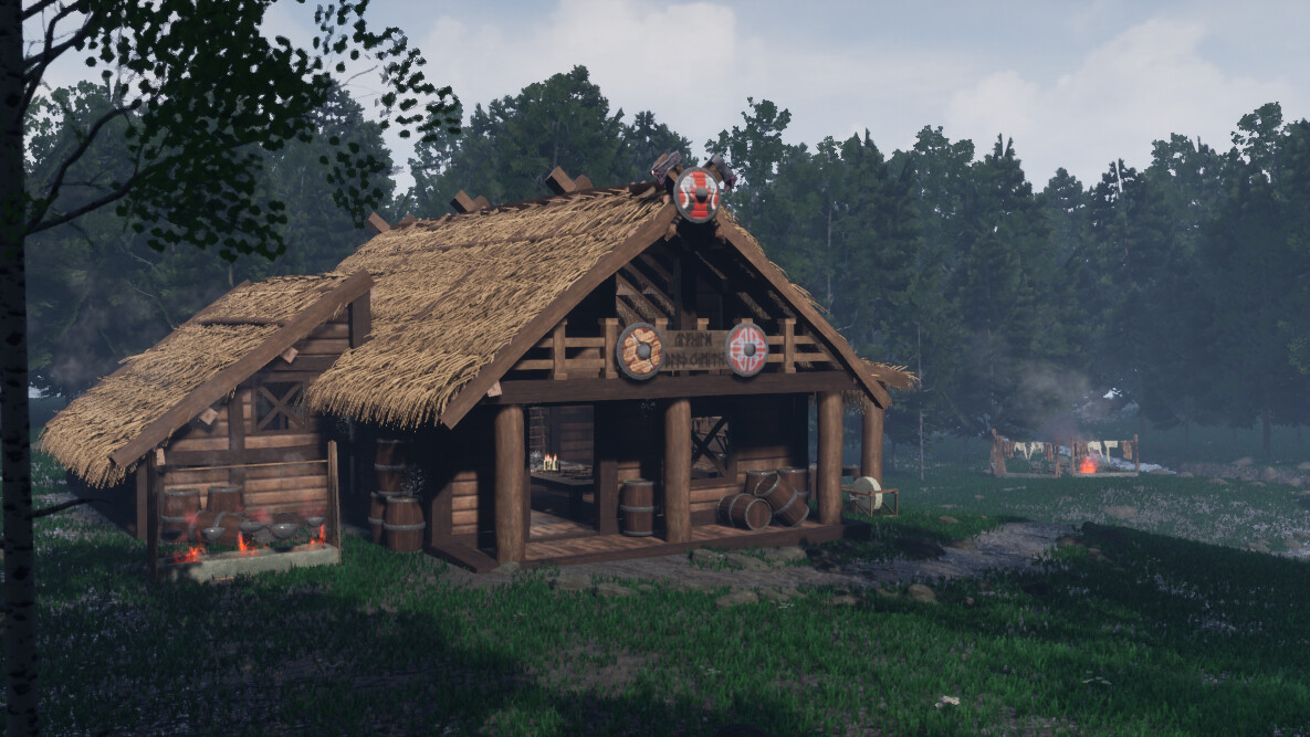 ArtStation - Viking Blacksmith workshop and armoury