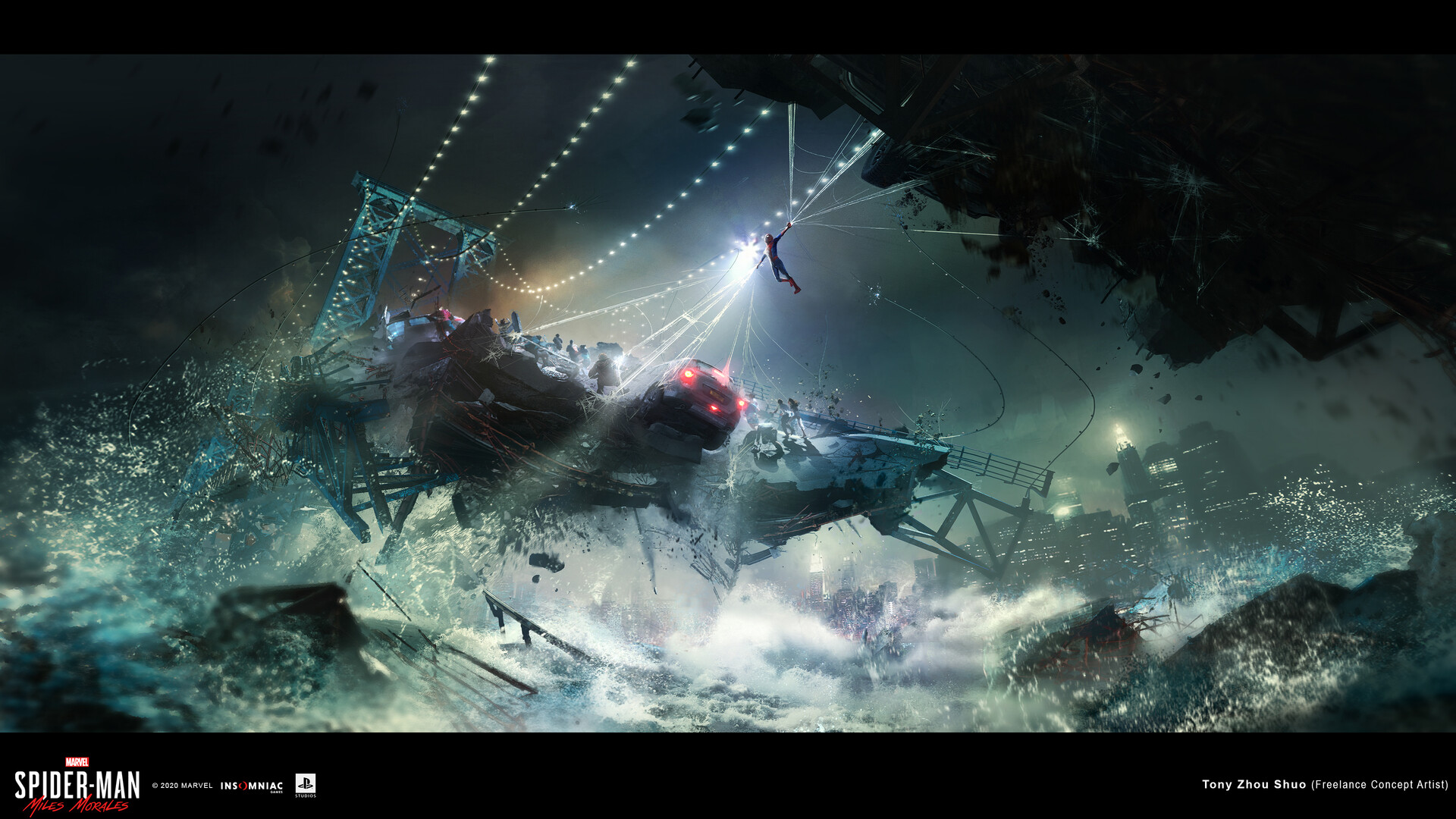 Marvel’s Spider-Man: Miles Morales concept art by Tony Zhou Shuo — ProUser.Me